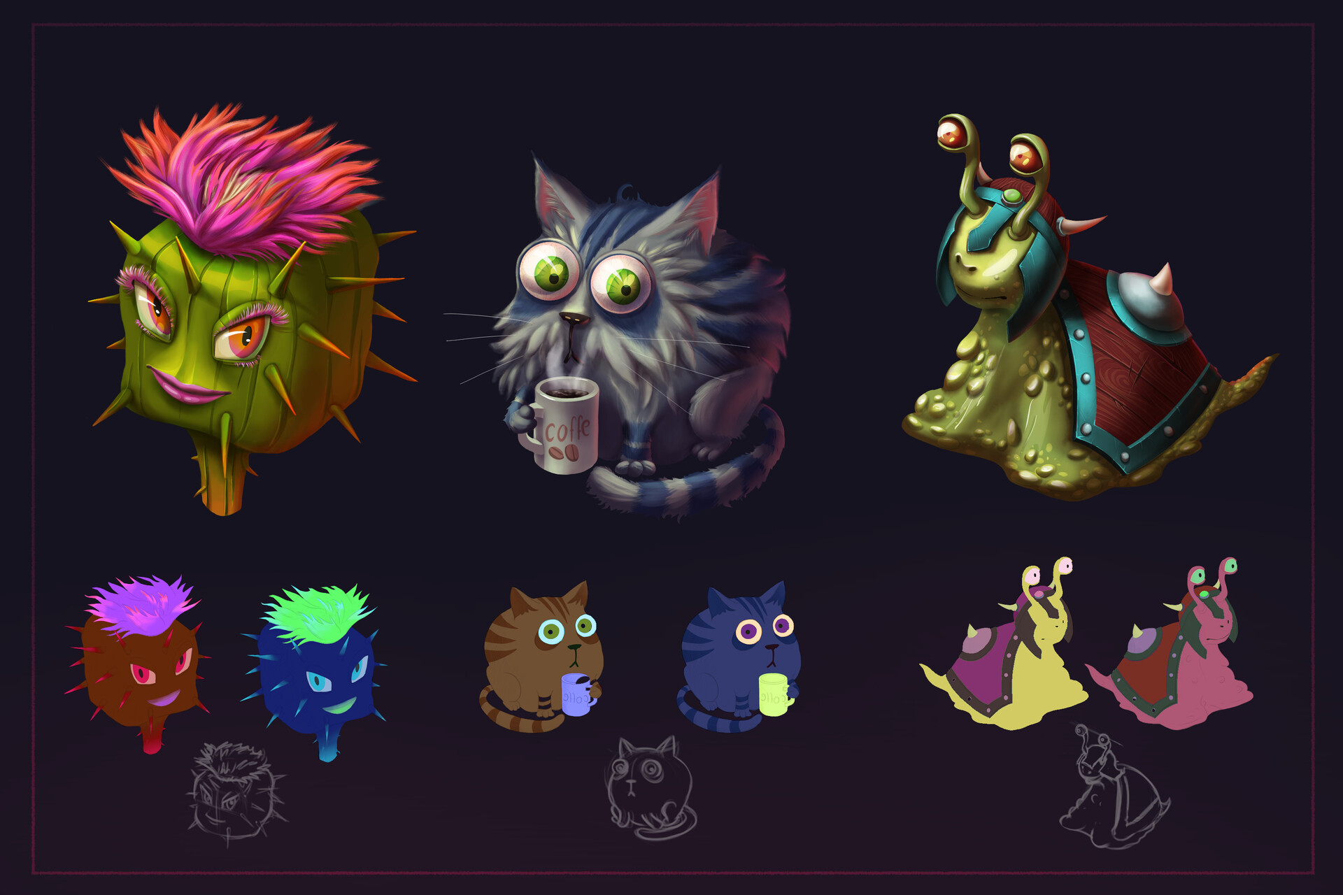 ArtStation - Simple characters