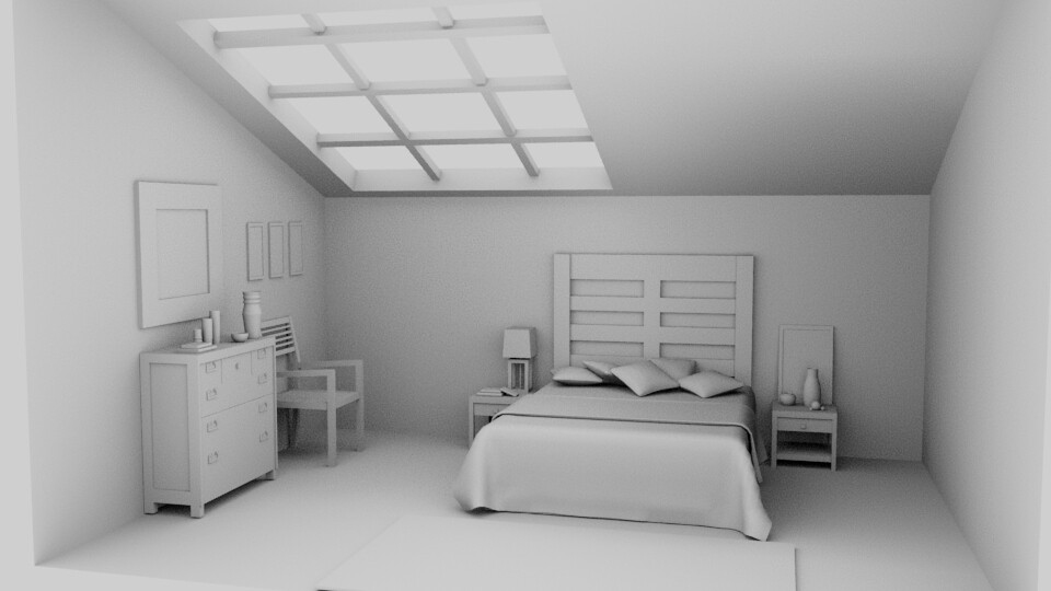 ArtStation - 3d Room Interior