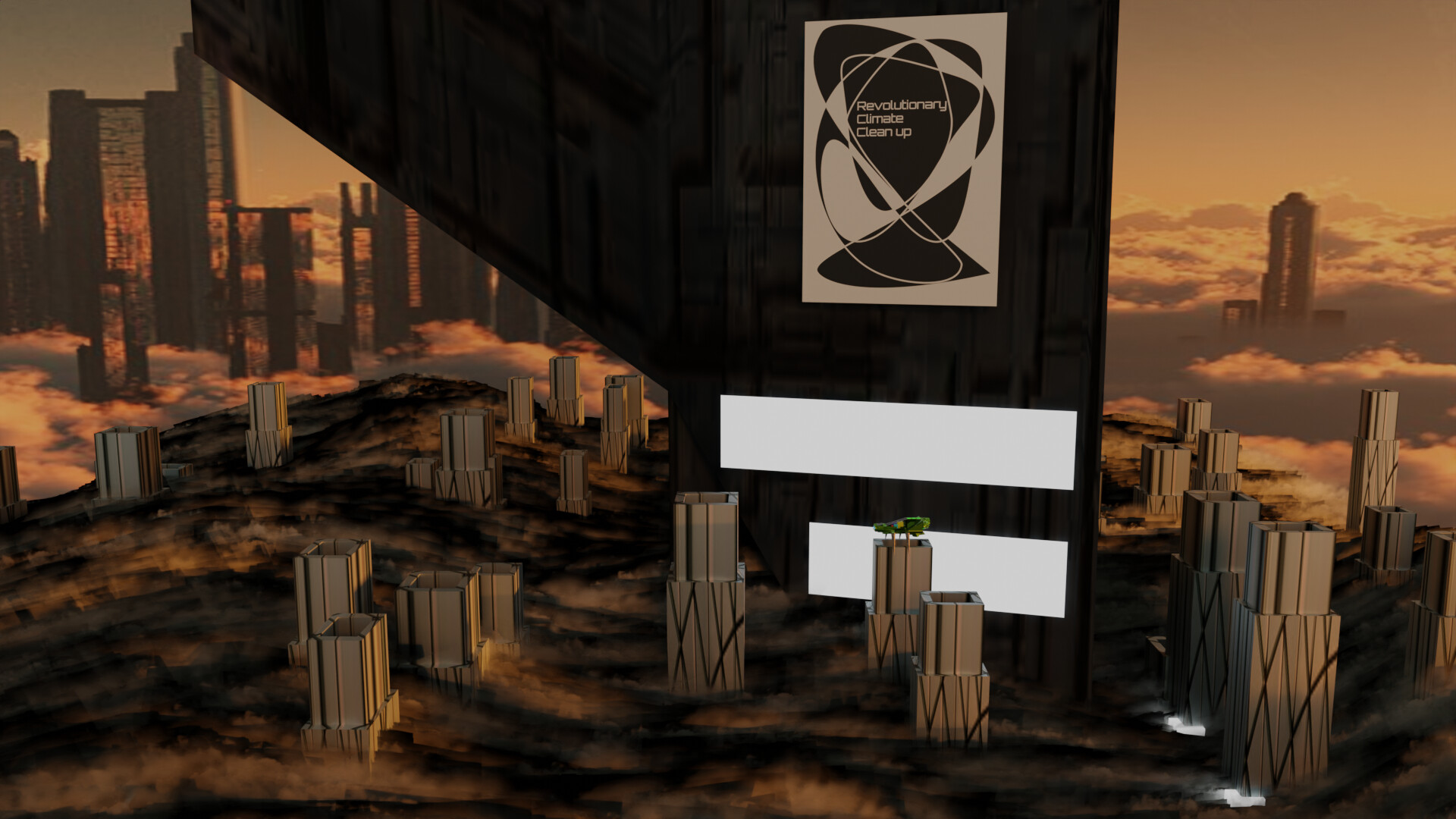 ArtStation - Futuristic city project