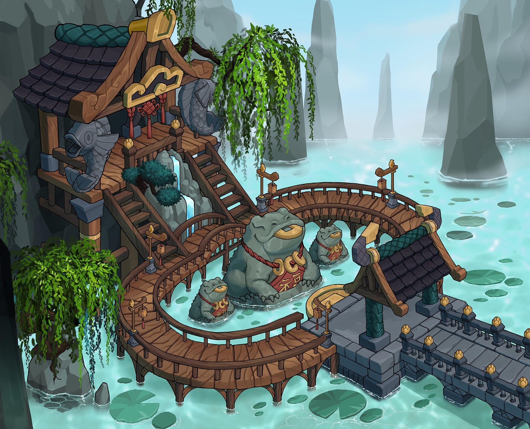 ArtStation - Water Shrine