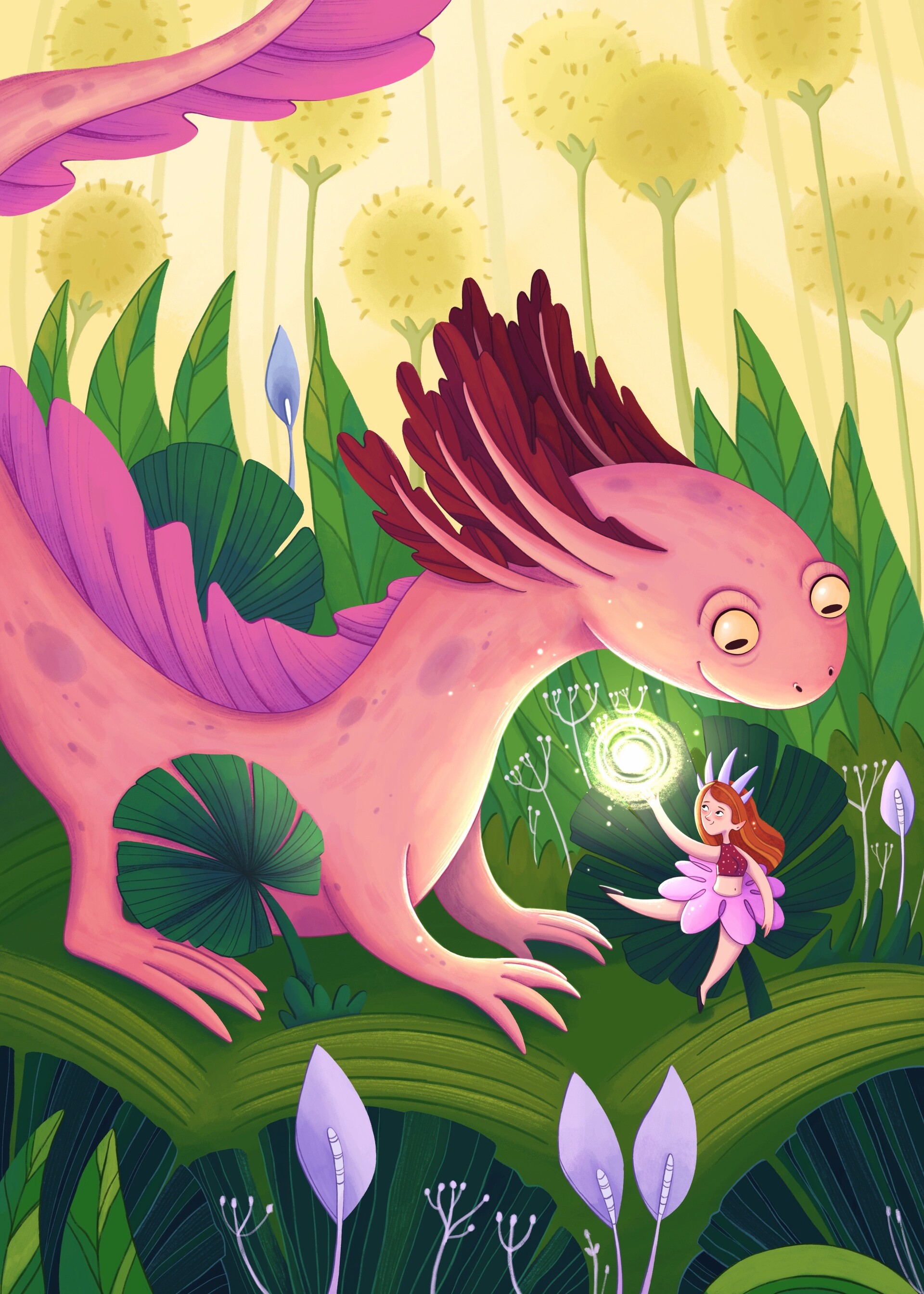 ArtStation - Magic axolotl