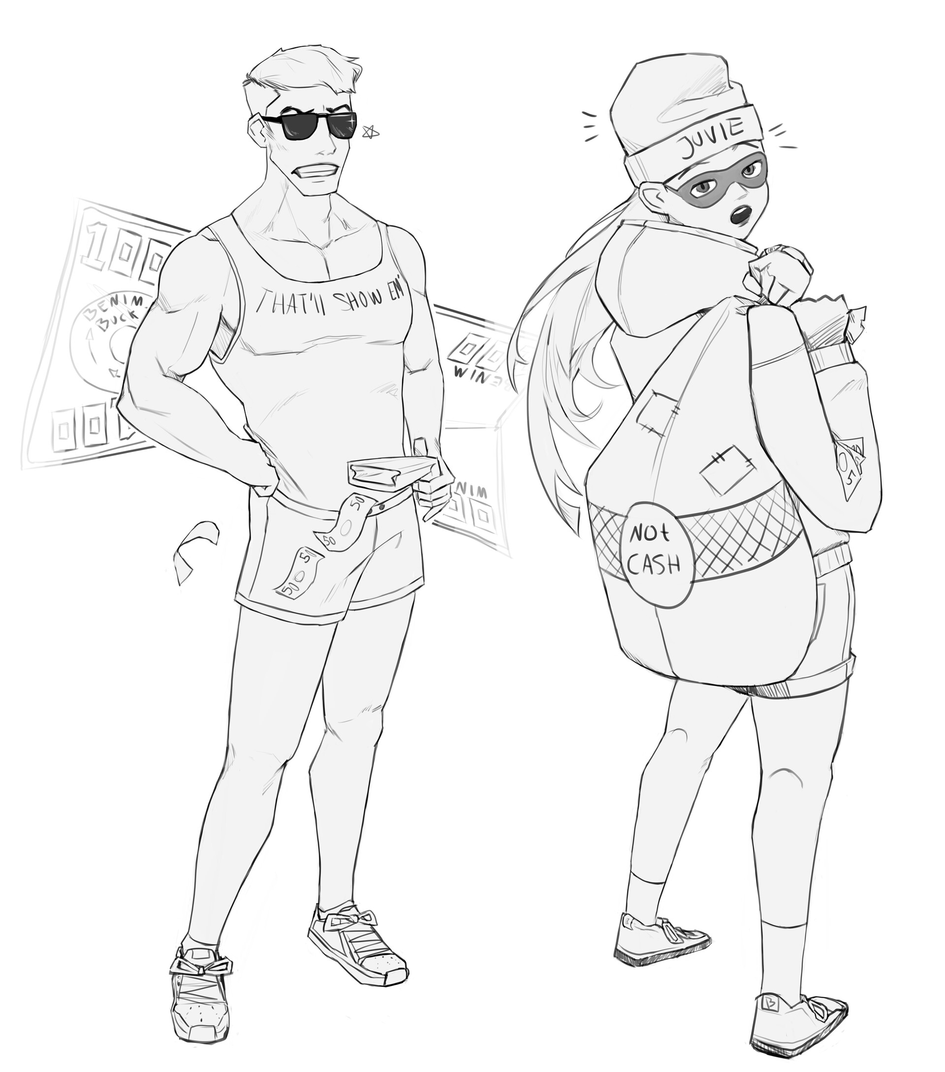 ArtStation - Simple character drawings