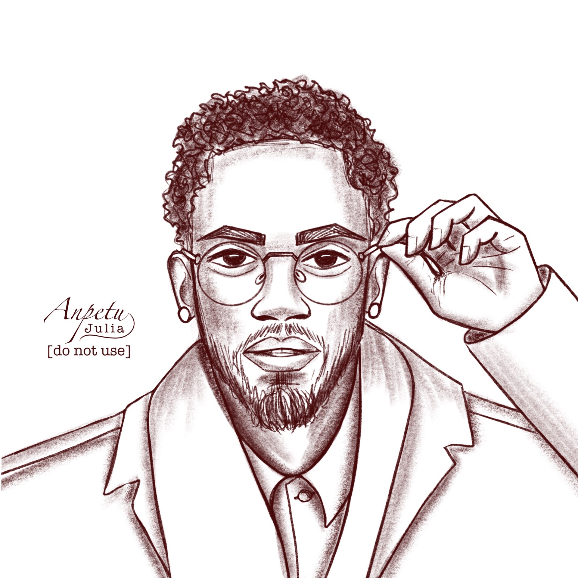 ArtStation - A man with glasses