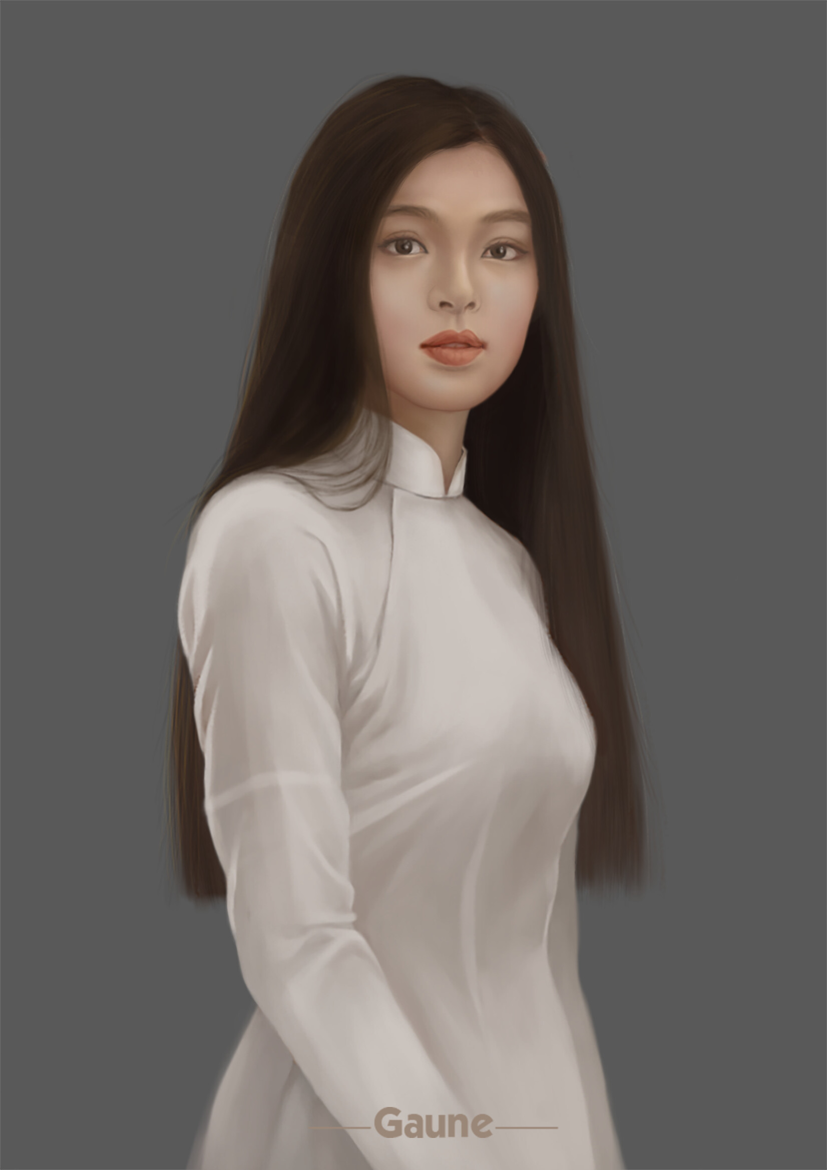 ArtStation - Fanart - Bich Diem from "Em va Trinh"
