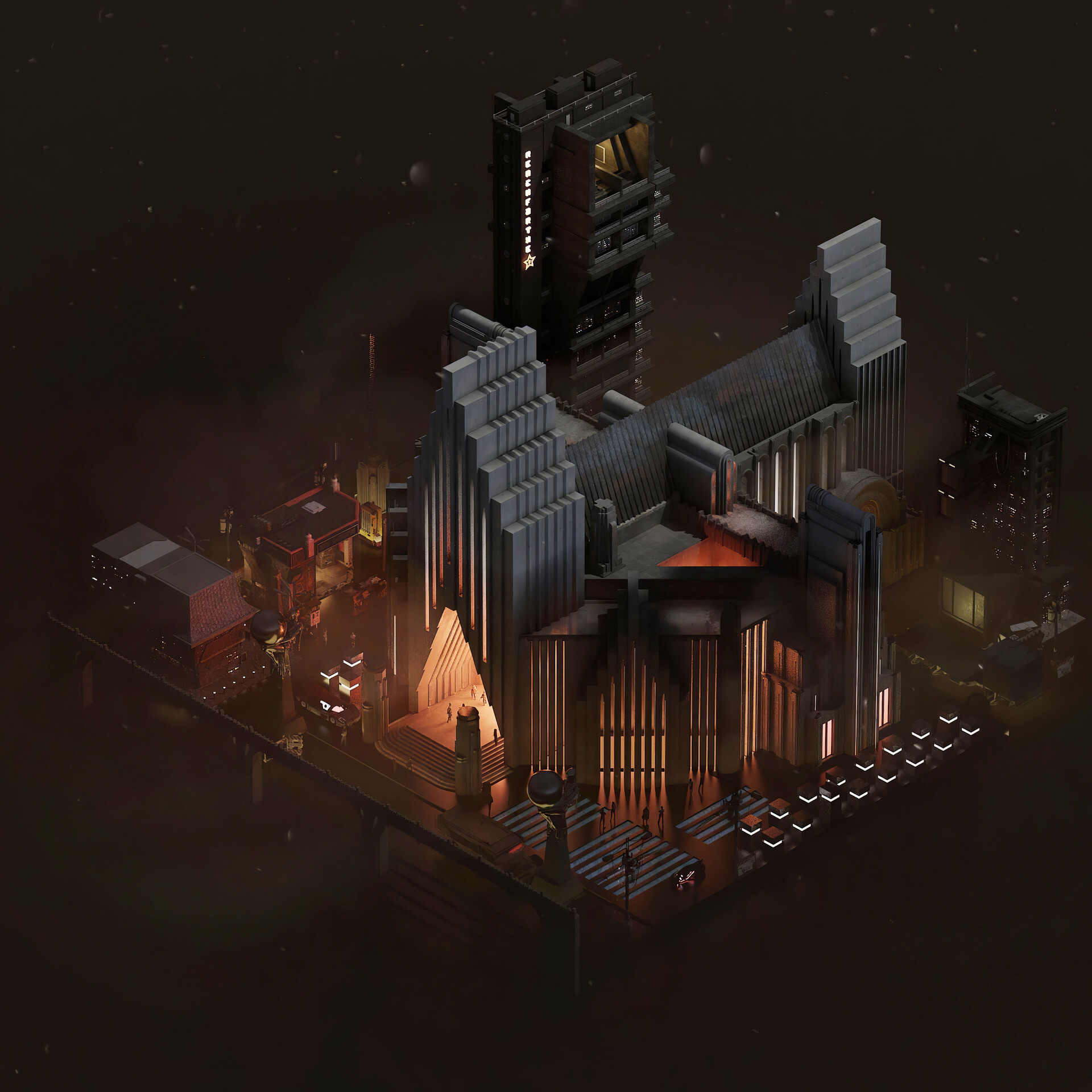 ArtStation - Dioramas of the dystopian future