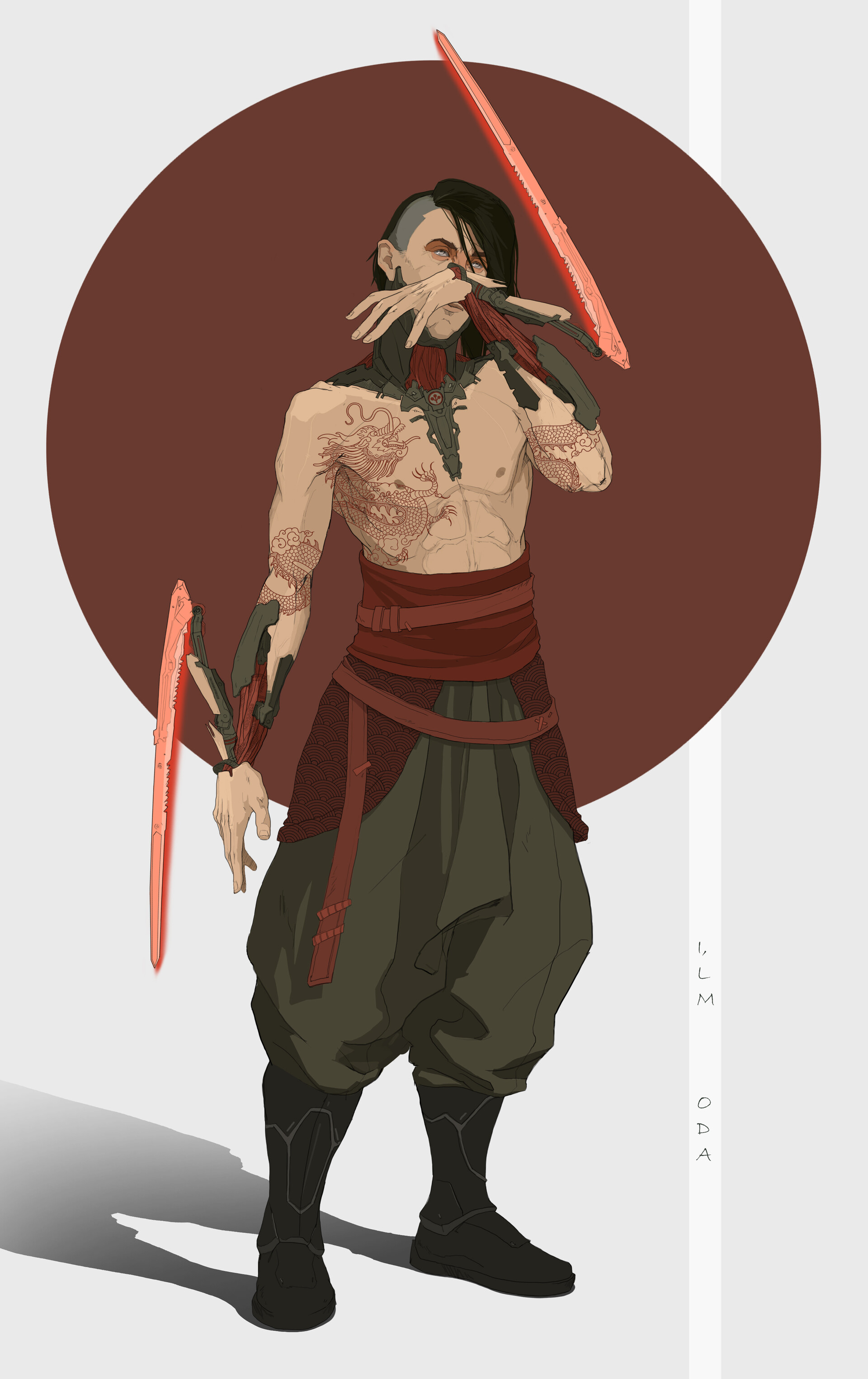 ArtStation - Alternate skin for Oda from Cyberpunk 2077