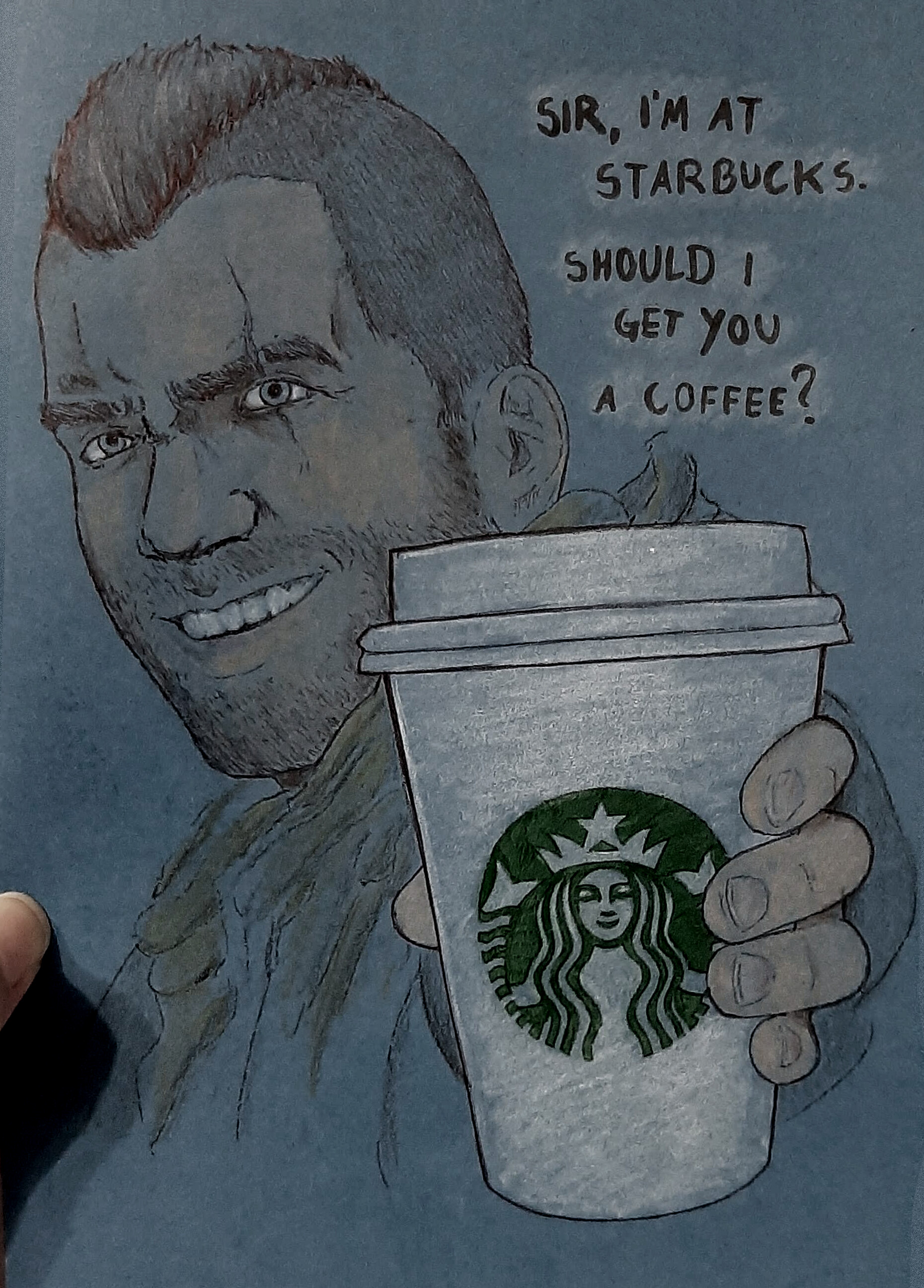 ArtStation - Soap getting Ghost a coffee