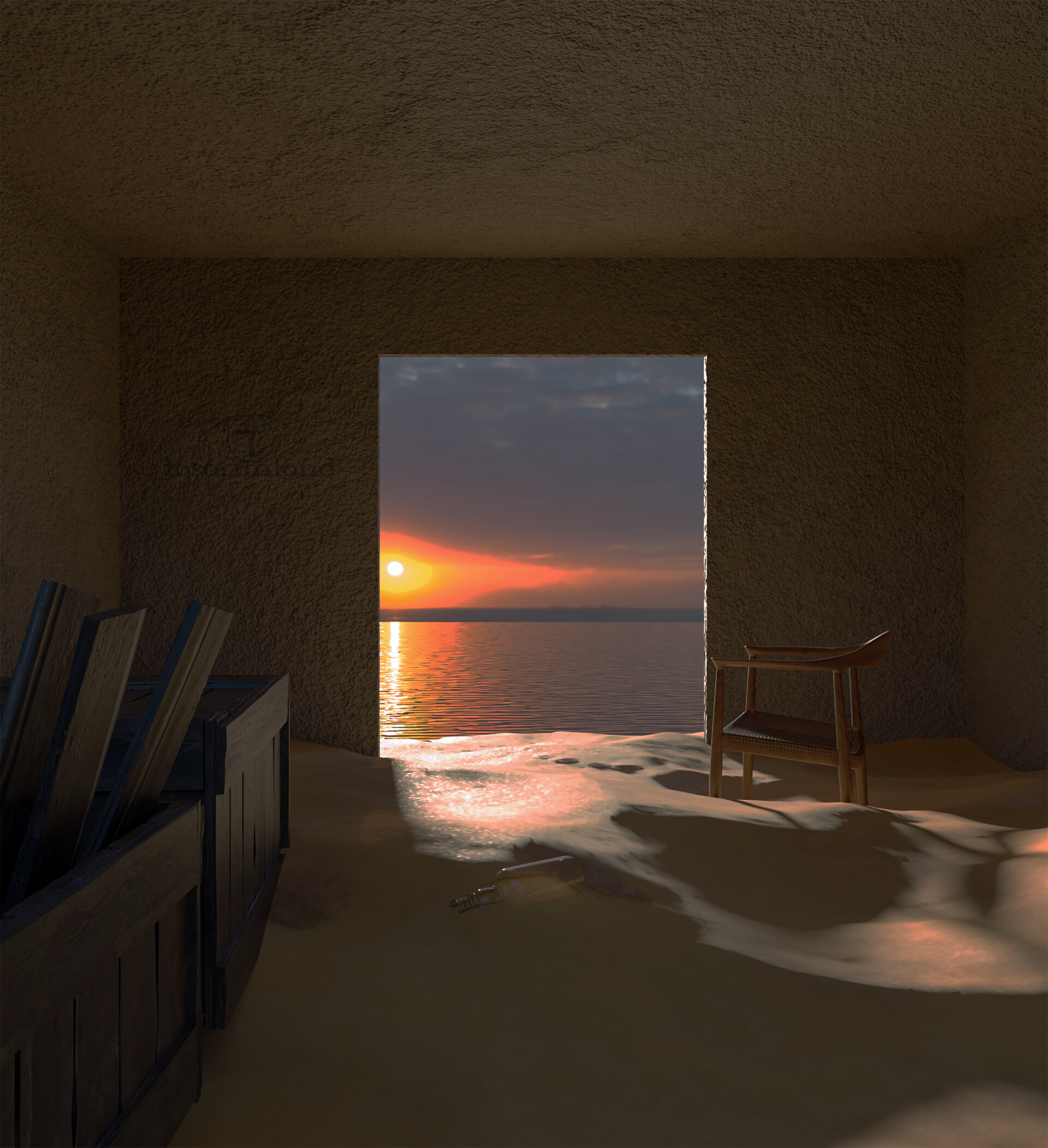 ArtStation - Sand Filled Environment, Environment Design, 3D Dreamland ...