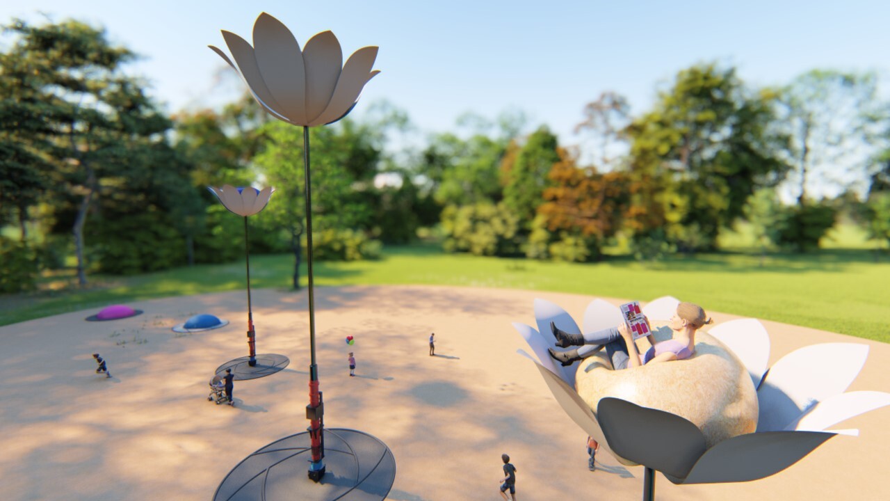 ArtStation - Futuristic Park