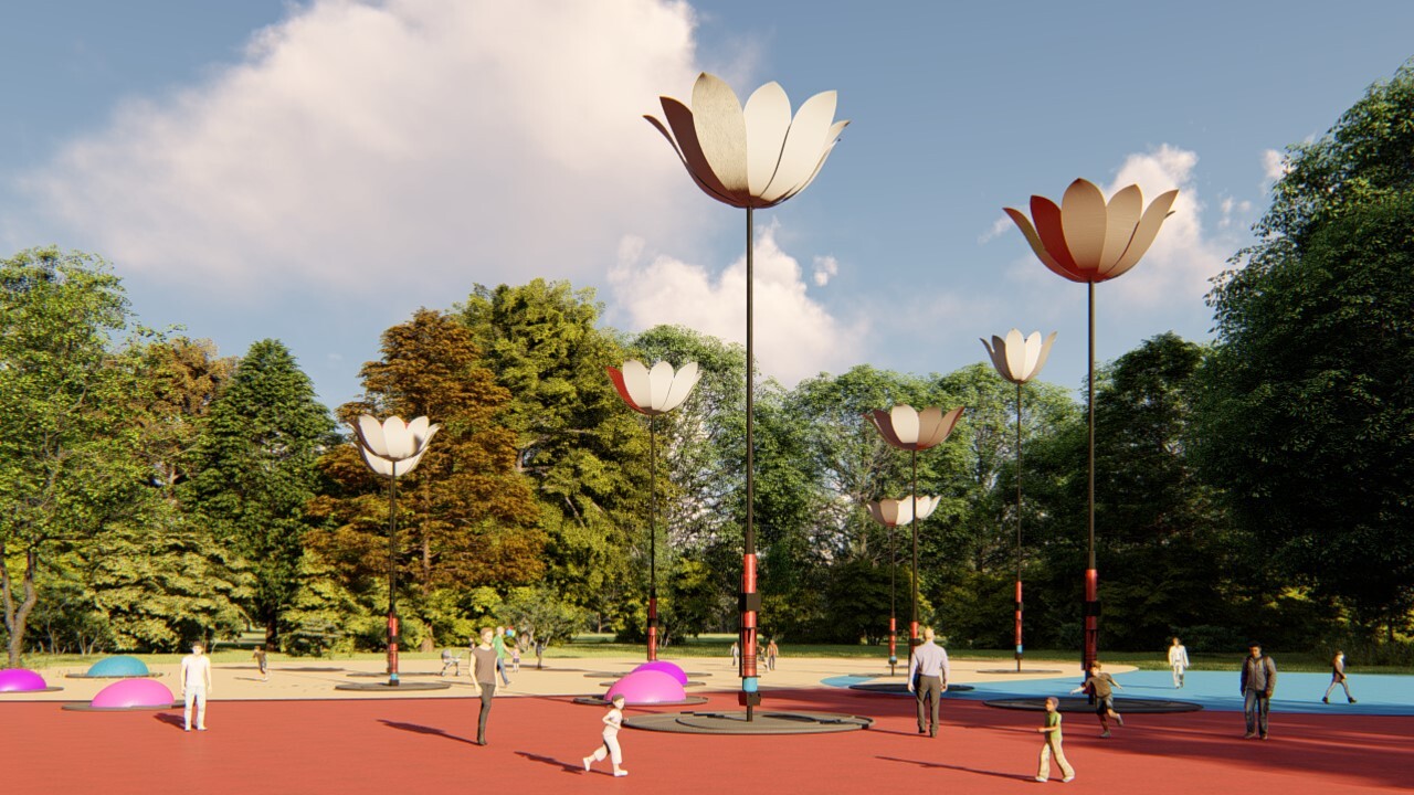 ArtStation - Futuristic Park