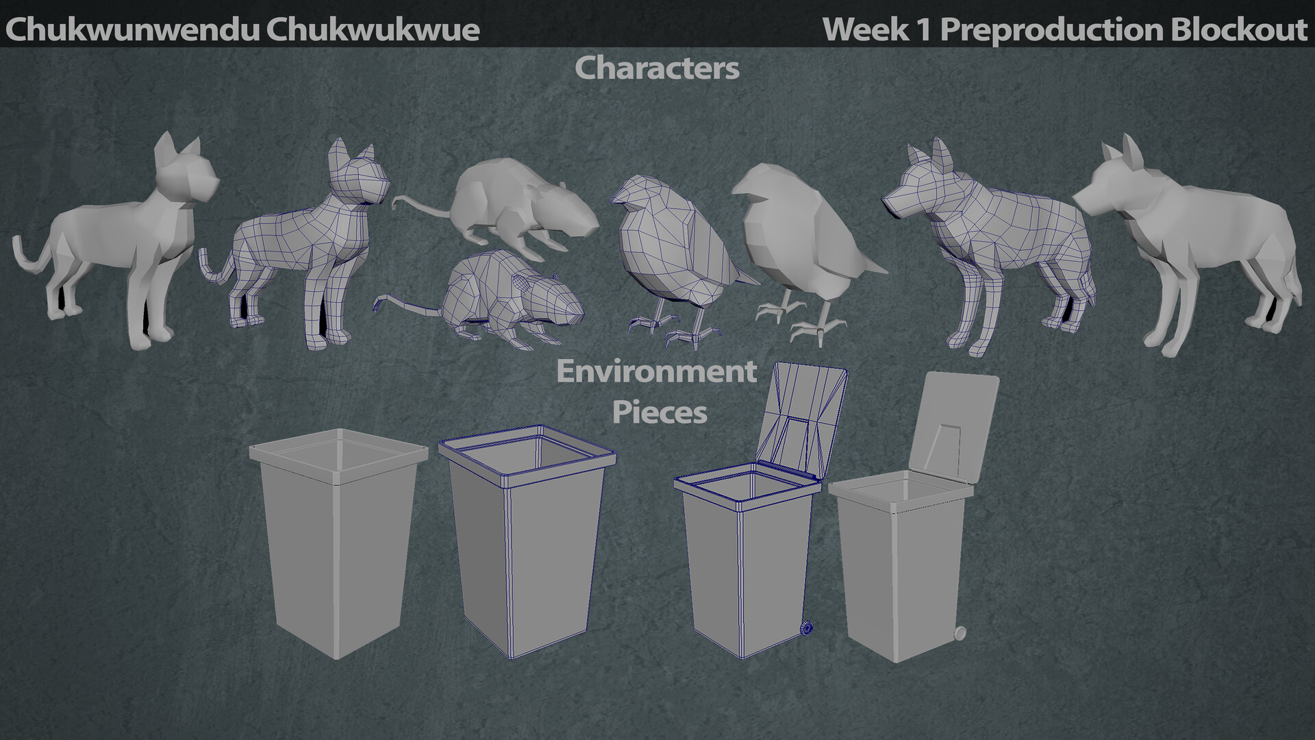 Wendu Chukwukwue. - Game Production Collaboration - 9 LIVES