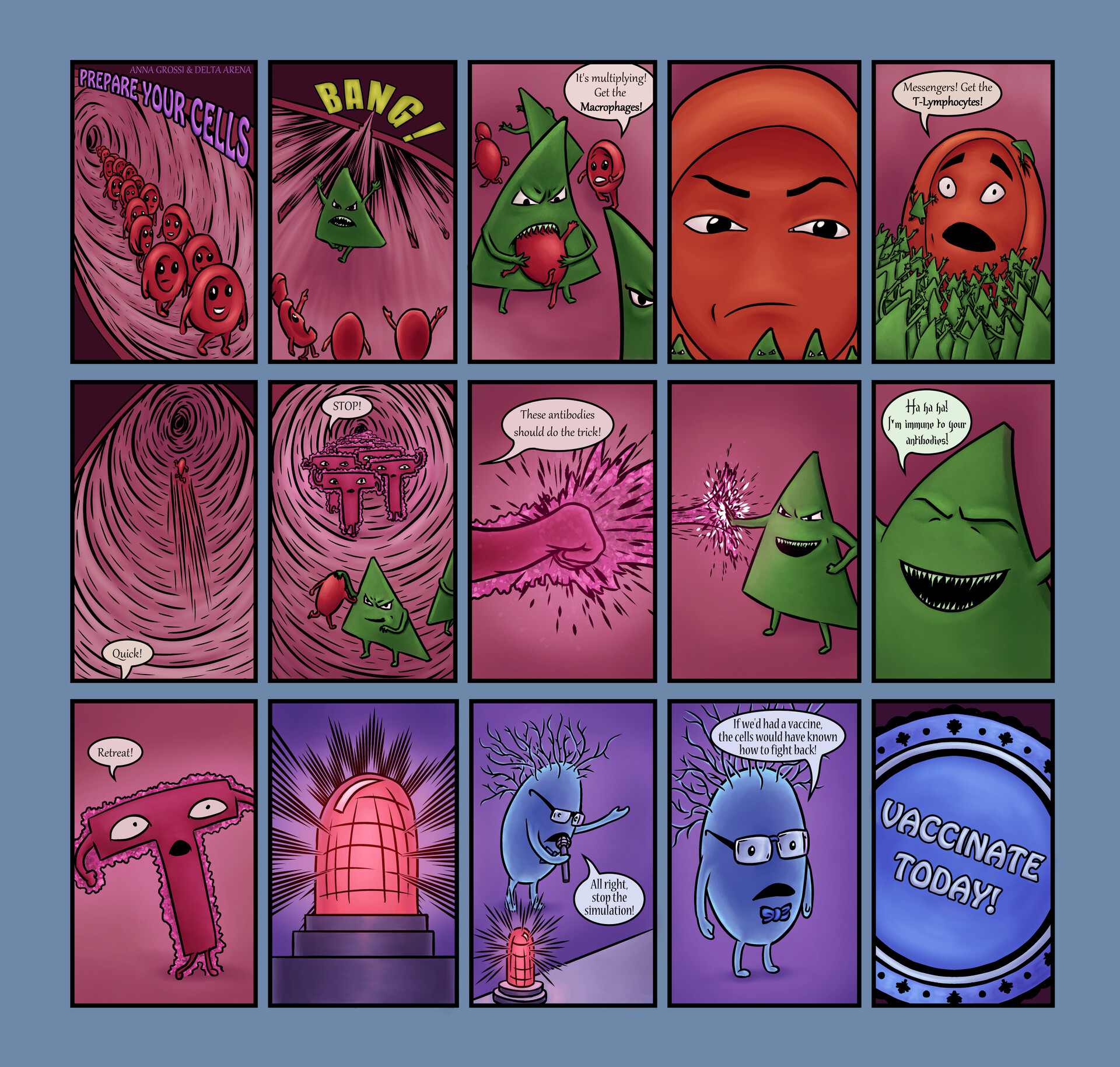 Red Blood Cell Comic