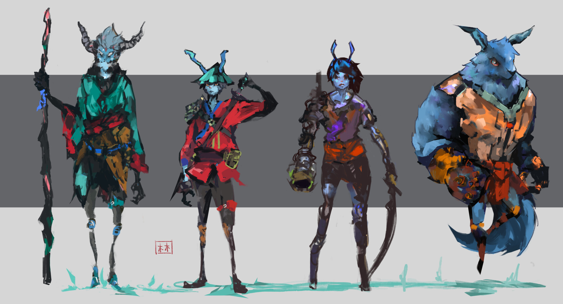 Zakkuri . - The Blue Vanguard: Blue OG Character Concepts