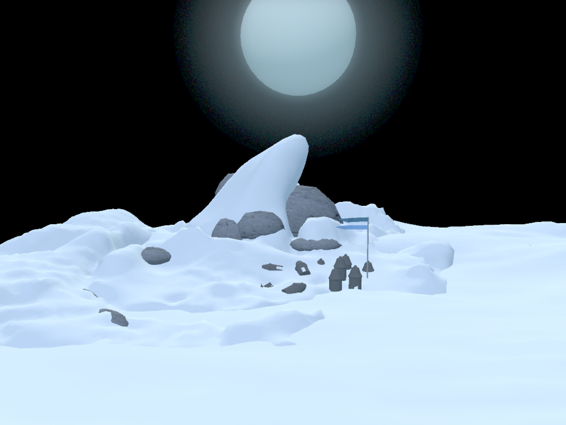 ArtStation - Low Poly Snow Terrain - PRACTICE