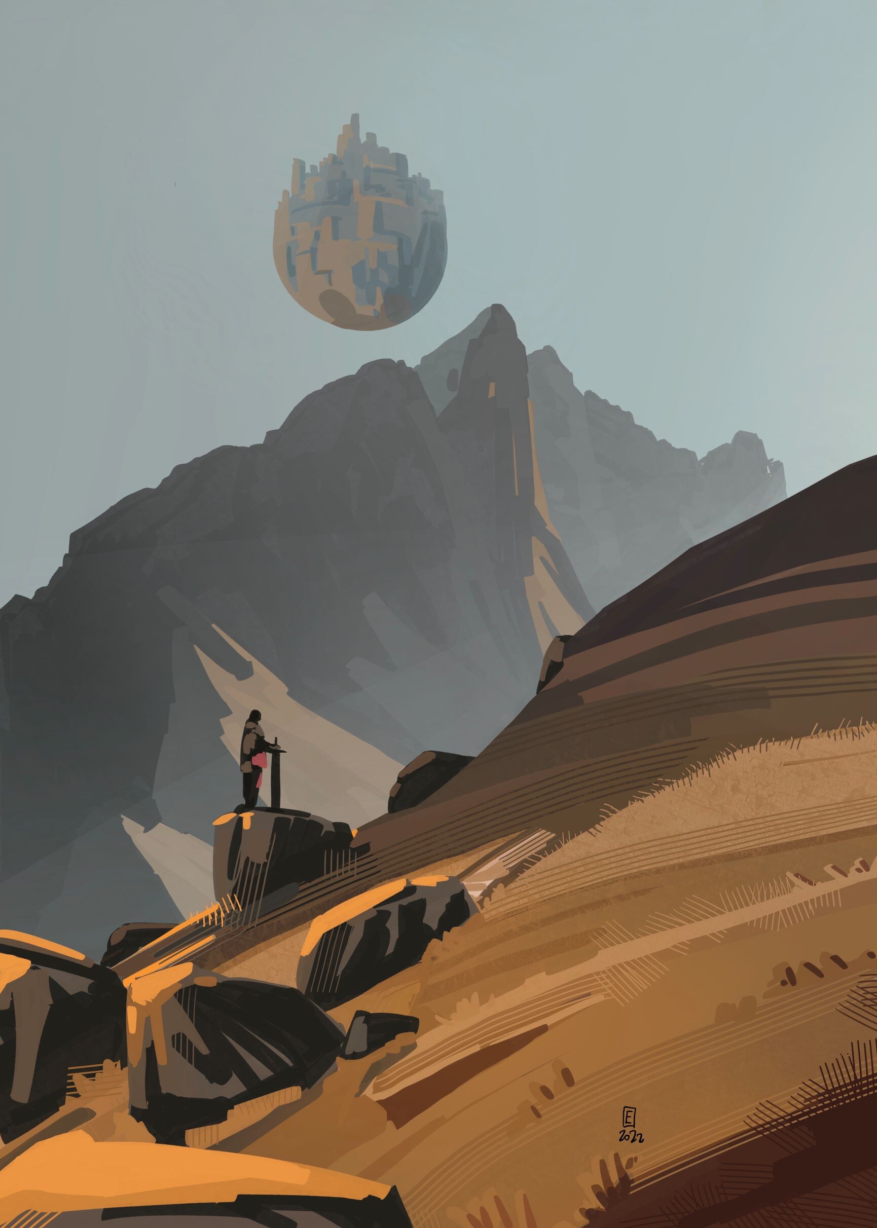 ArtStation - Journey to Unknown - Fast Sketch