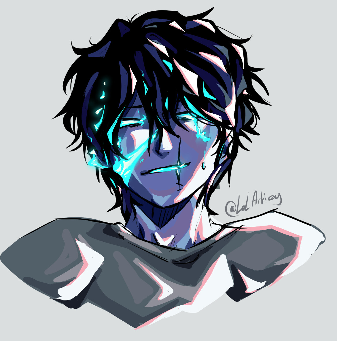 ArtStation - Omen as anime boy