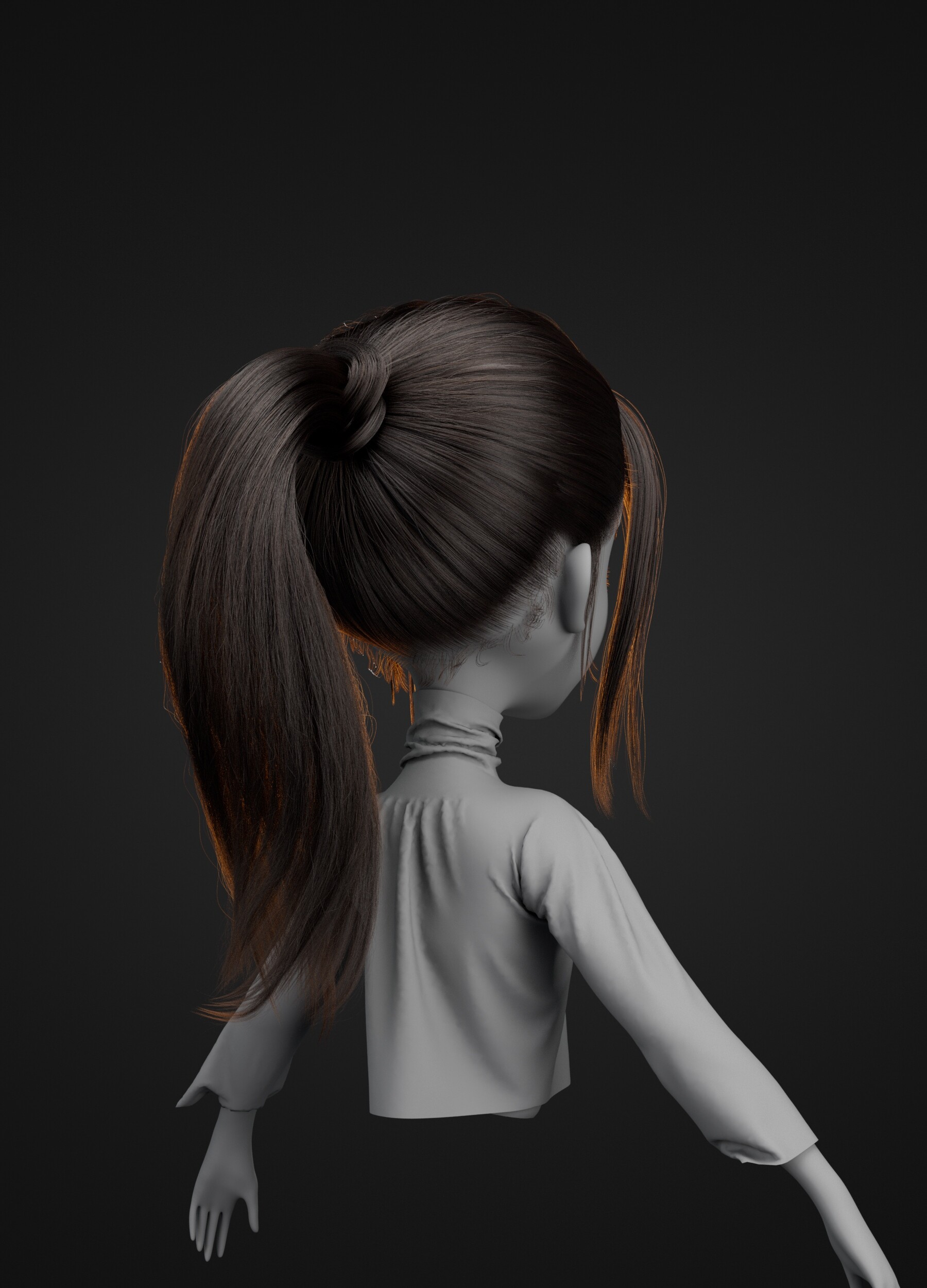 ArtStation - HAIR GROOMING TEST 03