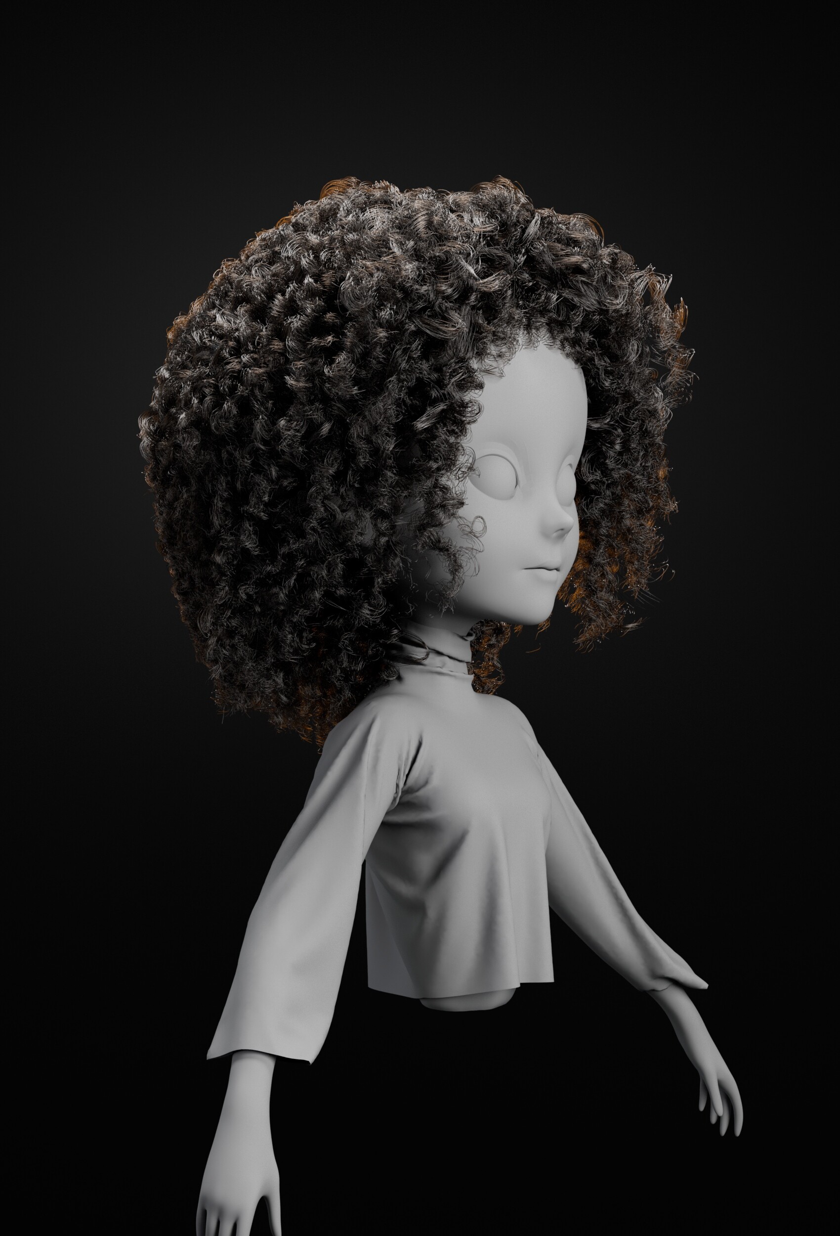 ArtStation - HAIR GROOMING TEST 04