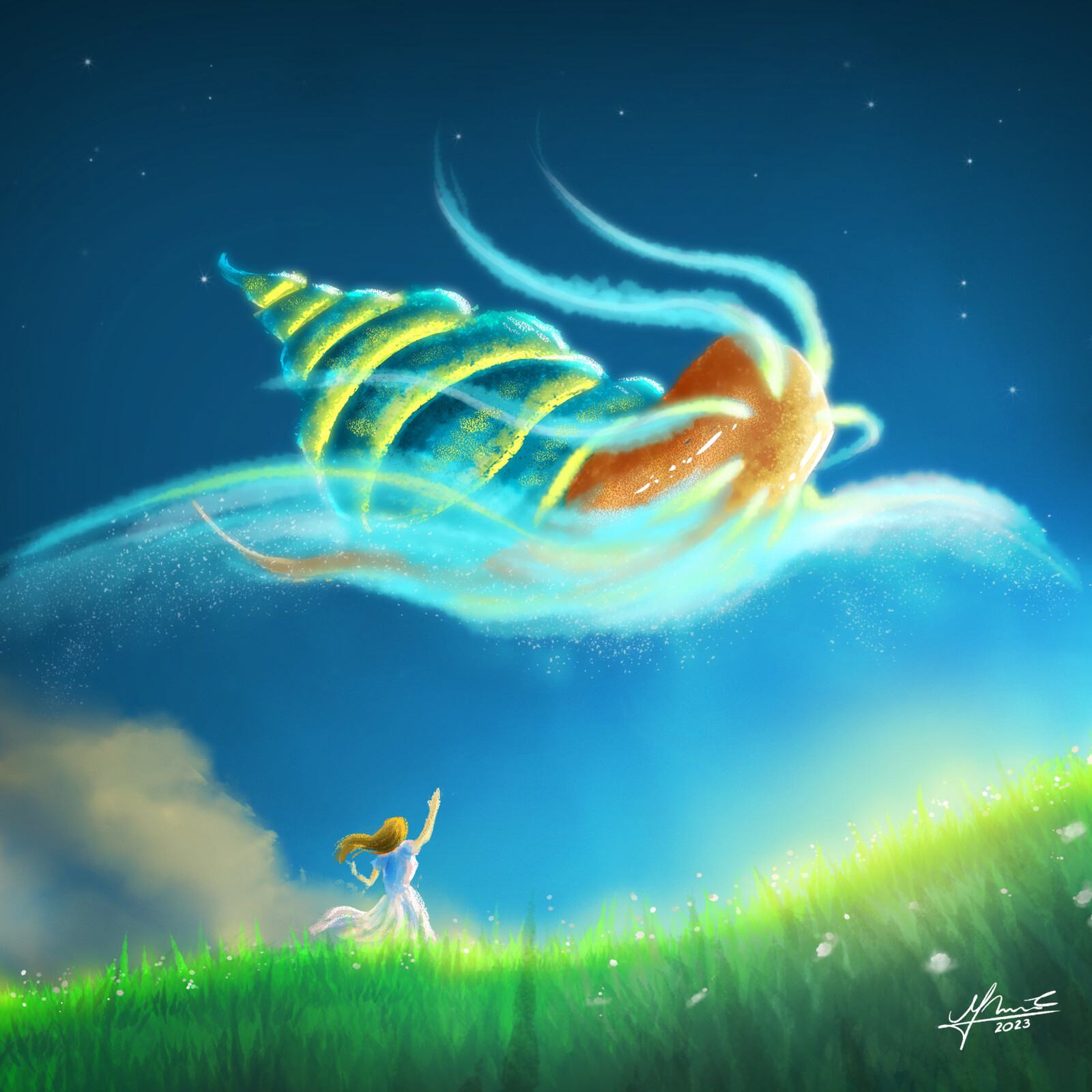 Art of Manuel J. Noreña C. - Snail of the Sky