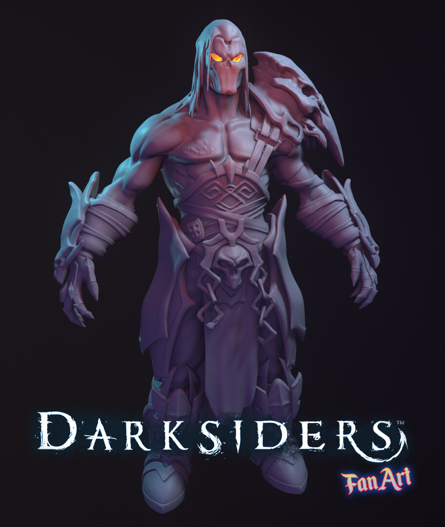 ArtStation - Death "Darksiders 2" FanArt