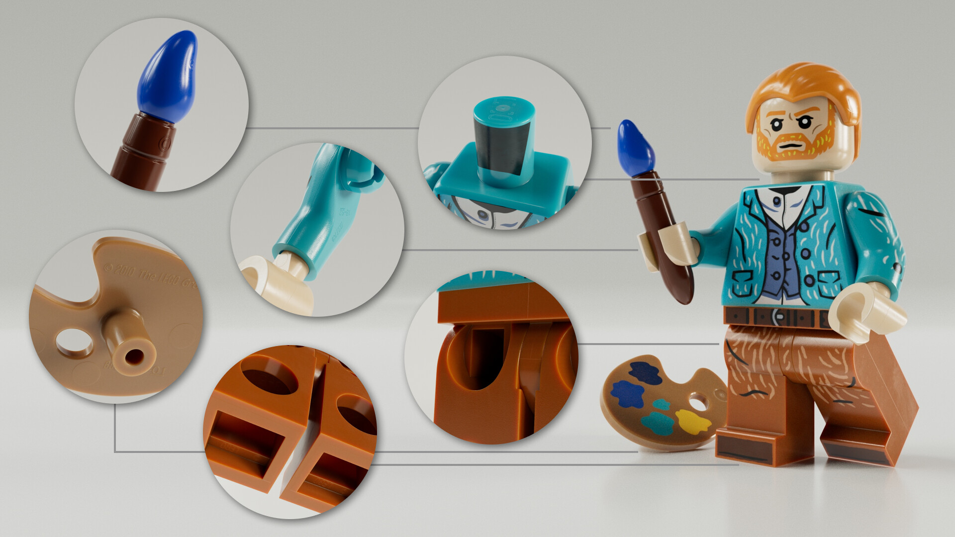 Jenna Soenksen - Van Gogh LEGO Minifigure