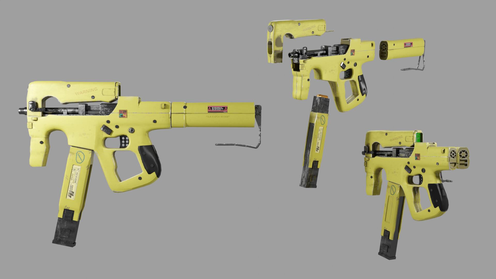 ArtStation - Cyberpunk 2077 weapon model