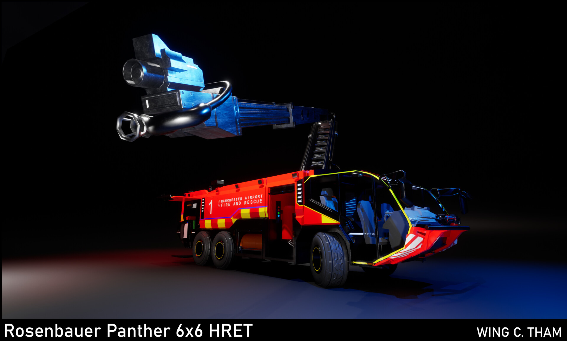 Wing Tham - Interactive Fire Engine Project: Rosenbauer Panther 6x6 HRET