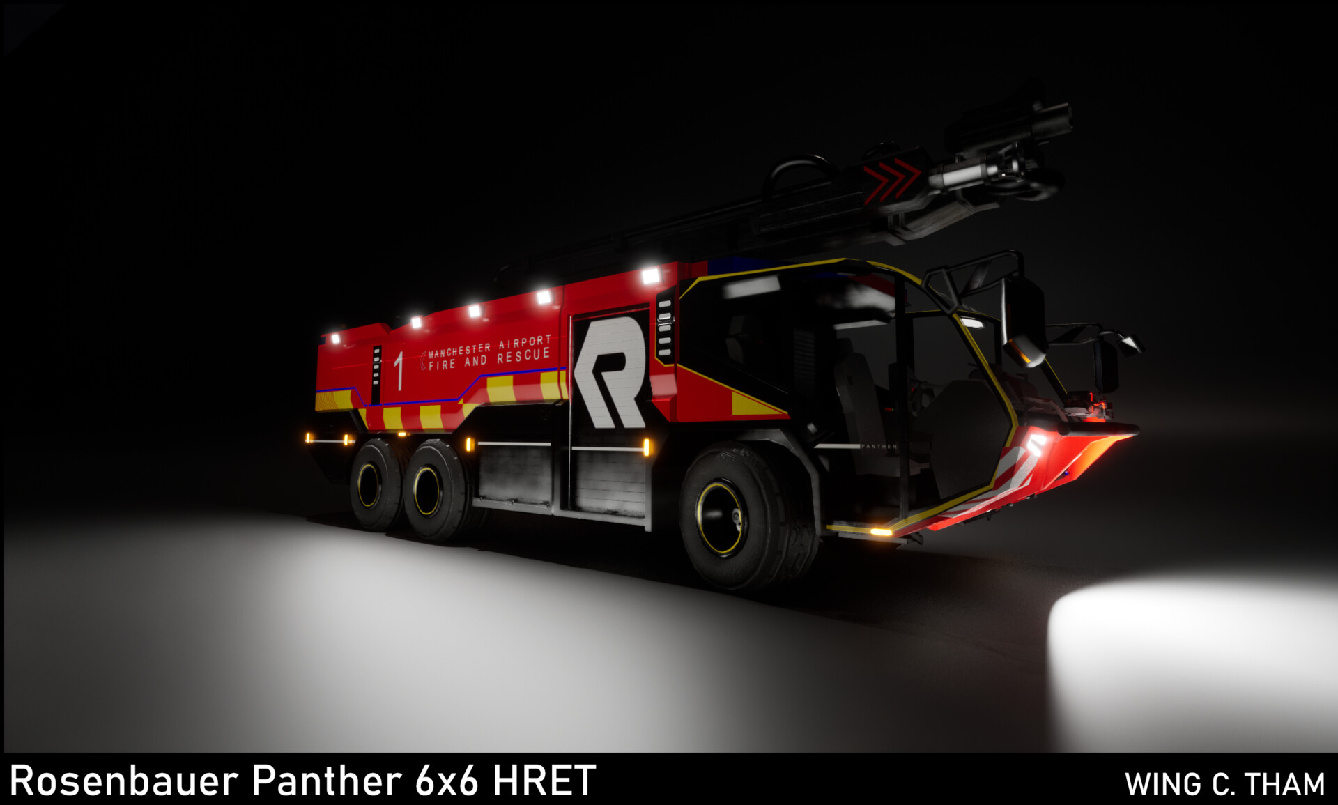 Wing Tham - Interactive Fire Engine Project: Rosenbauer Panther 6x6 HRET