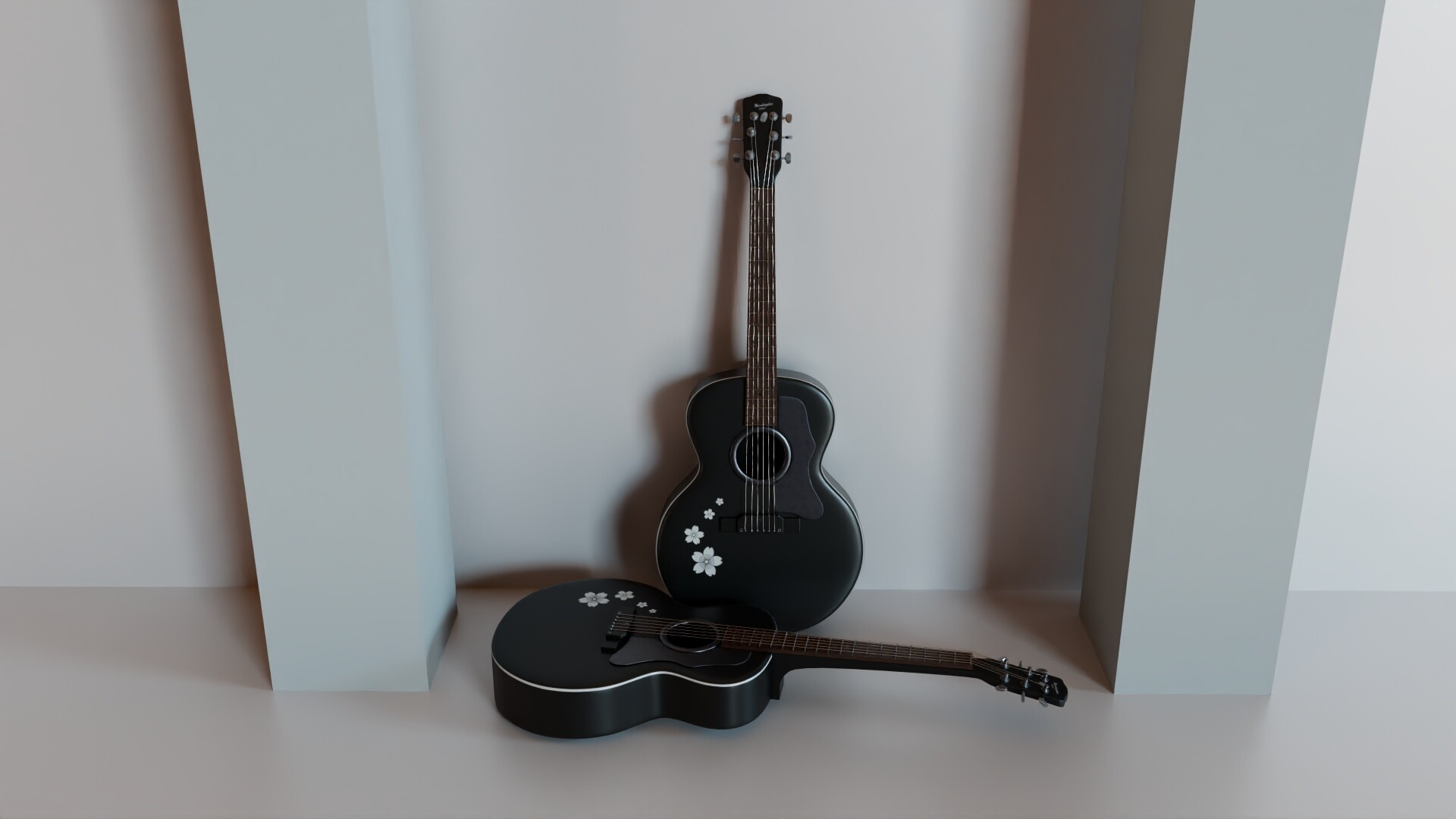 ArtStation - 3D Props Guitar