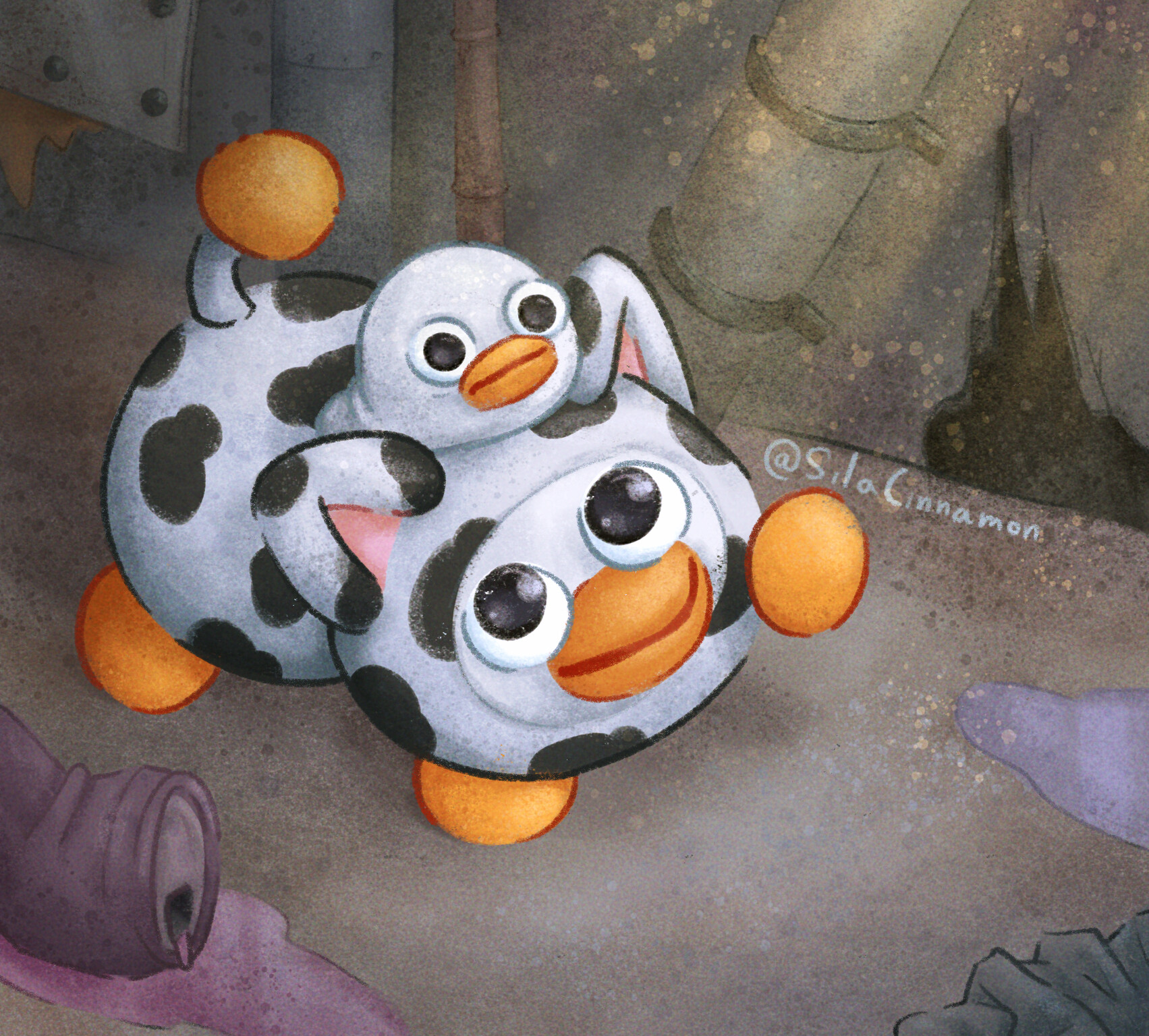 ArtStation - Peepy and Larva