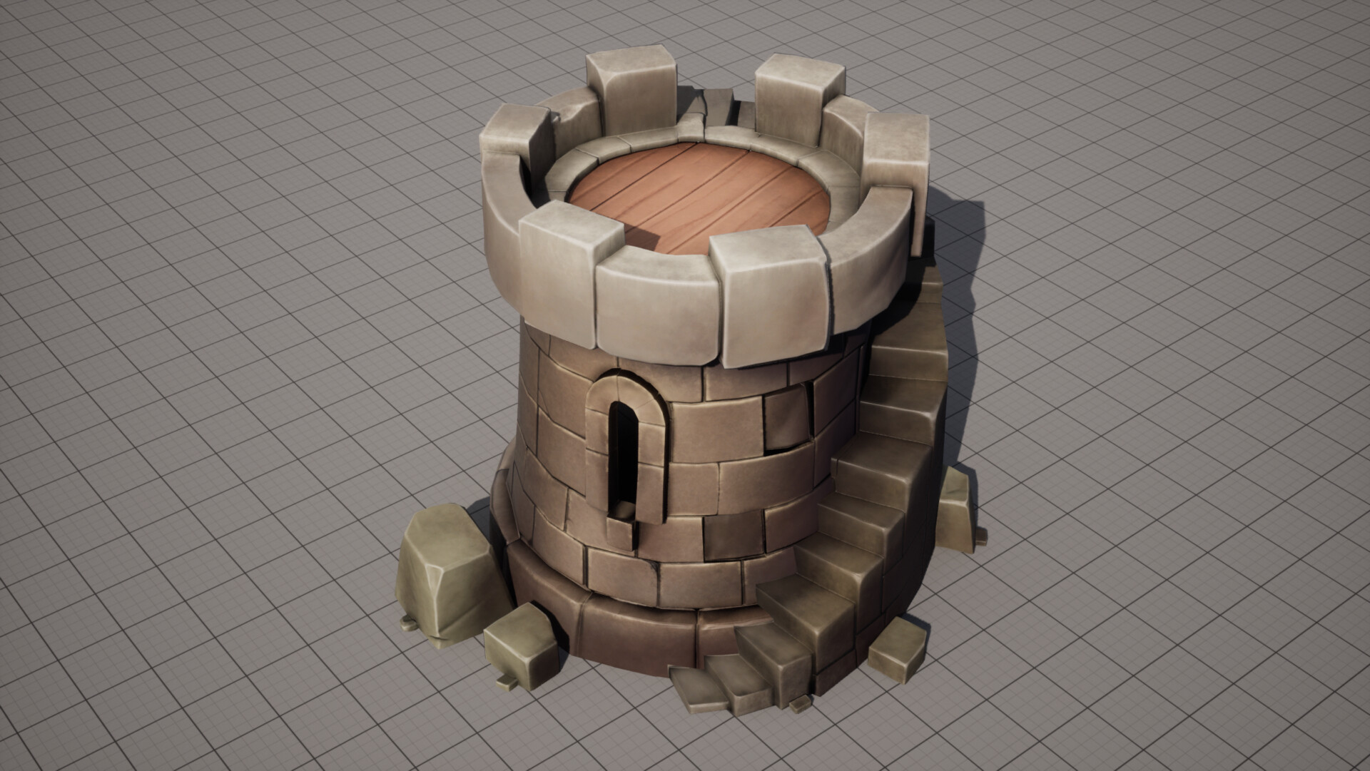 ArtStation - Tower_TopDown