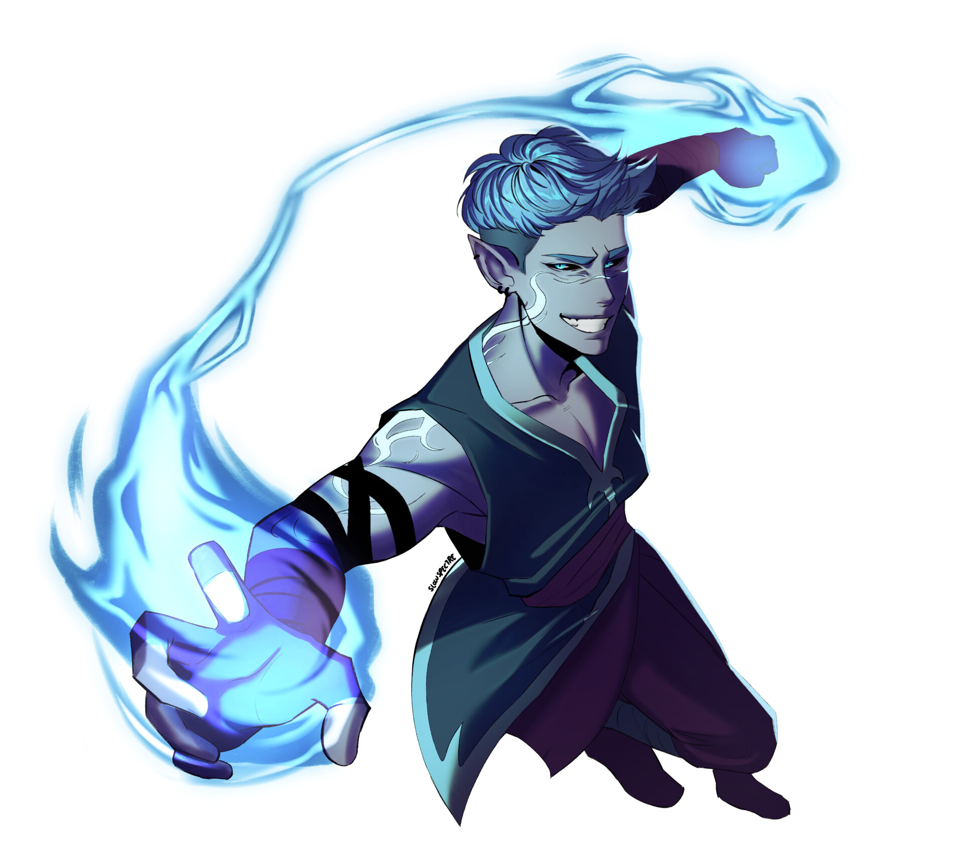 ArtStation - monk dnd character