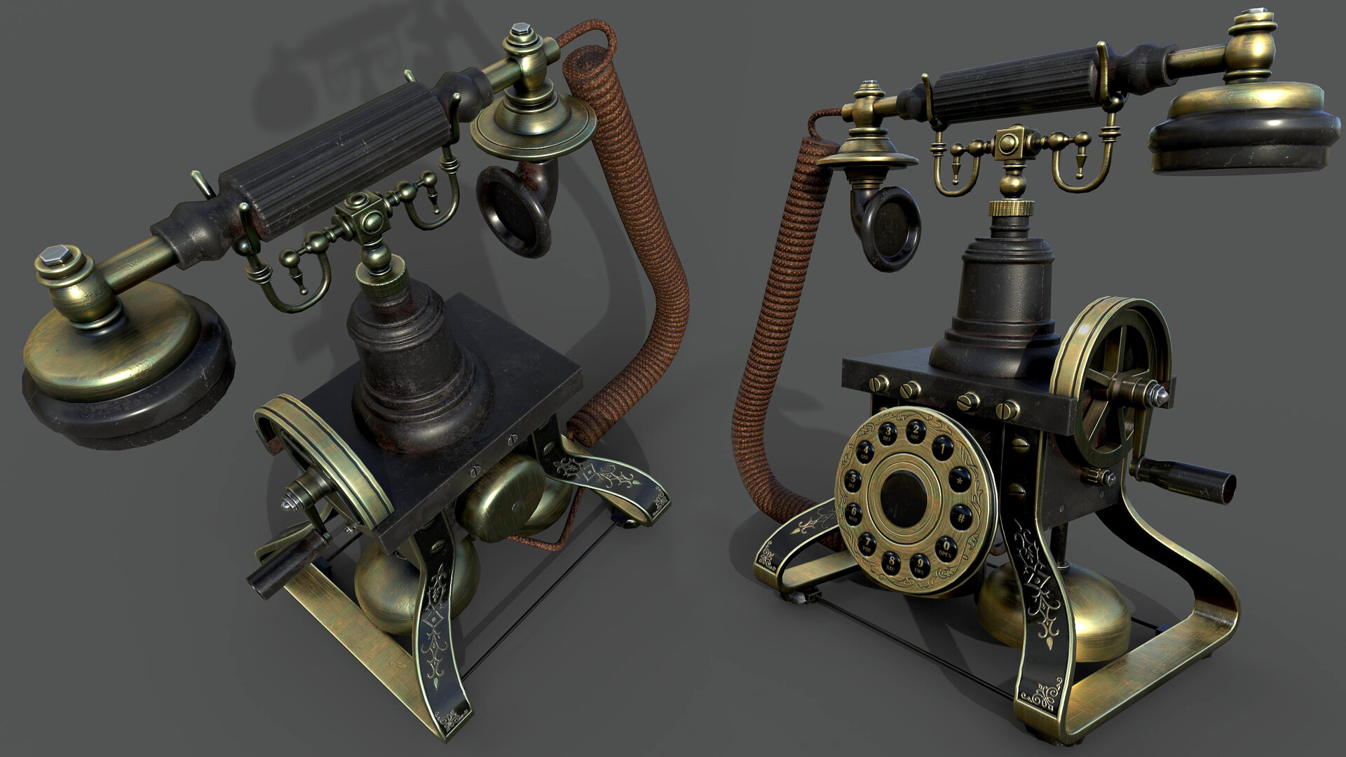 ArtStation - Vintage Telephone