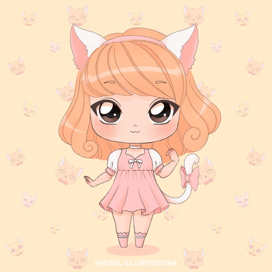 ArtStation - Mya the cute kitty