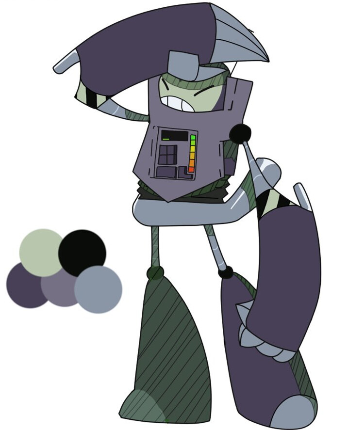 ArtStation - 2020 - Robot design challenge, Drillbot