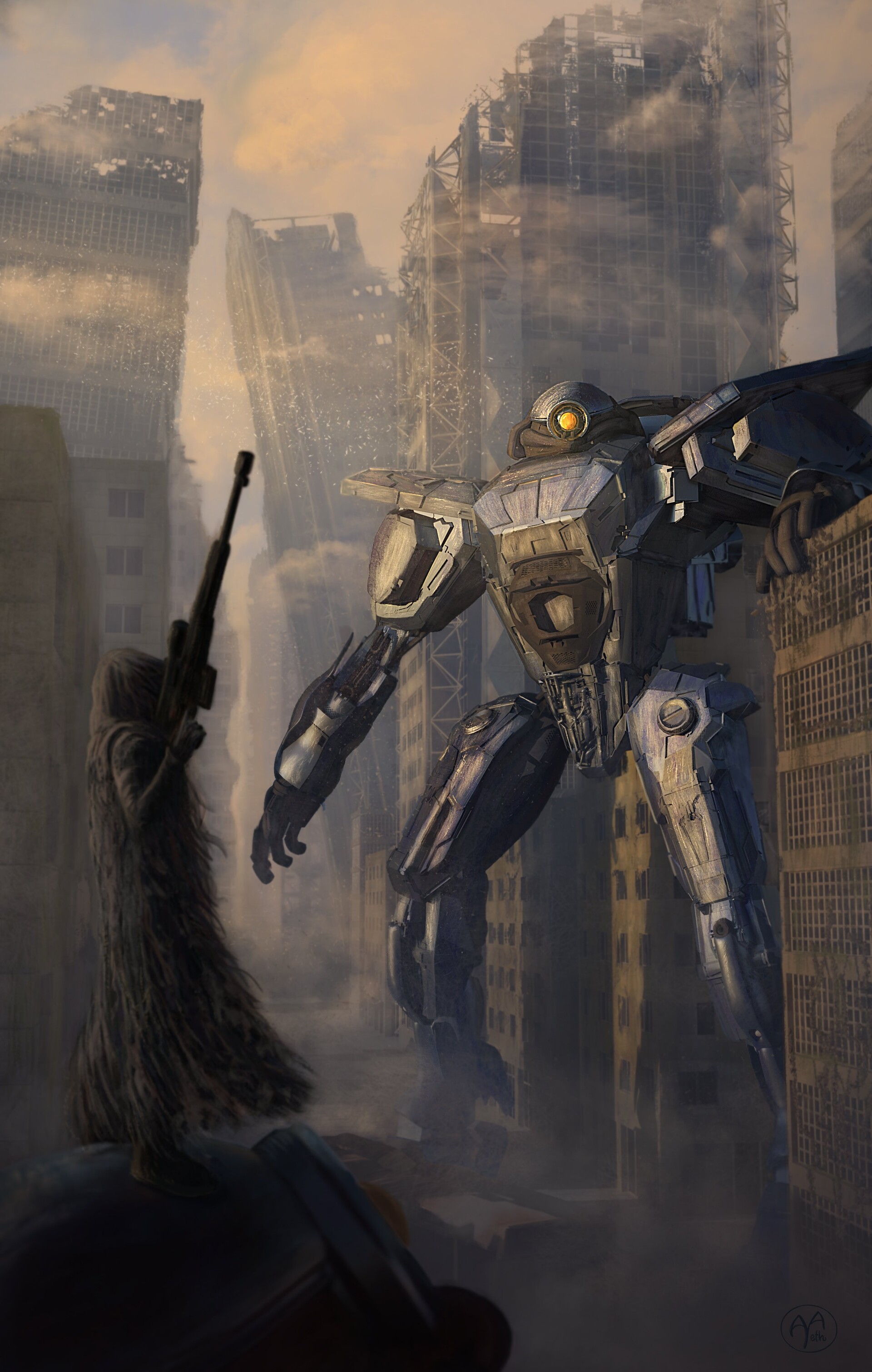 ArtStation - Dual Mecha