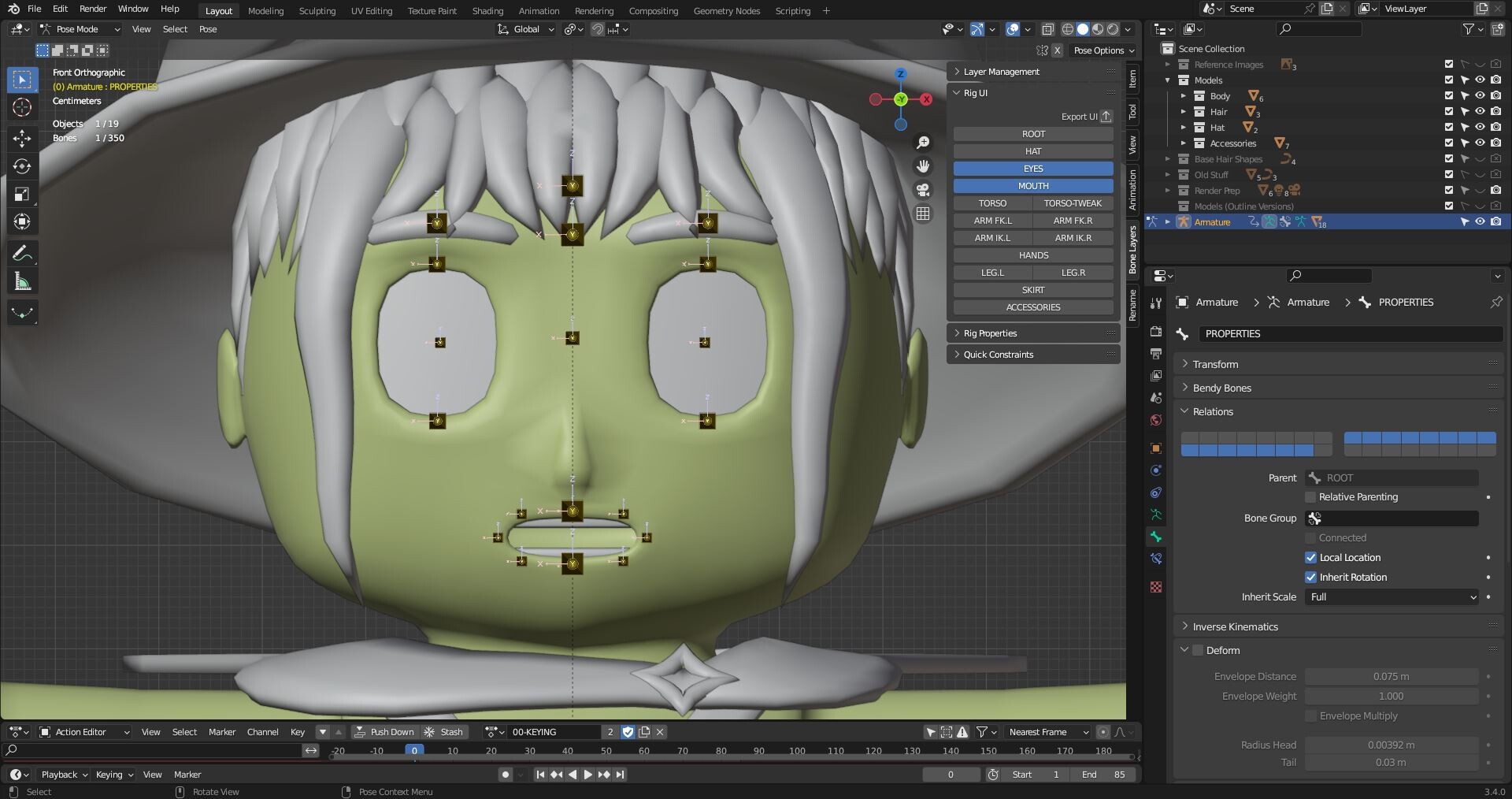Scott Brookes - Witch/Alchemist Character Model with Rig and Animation