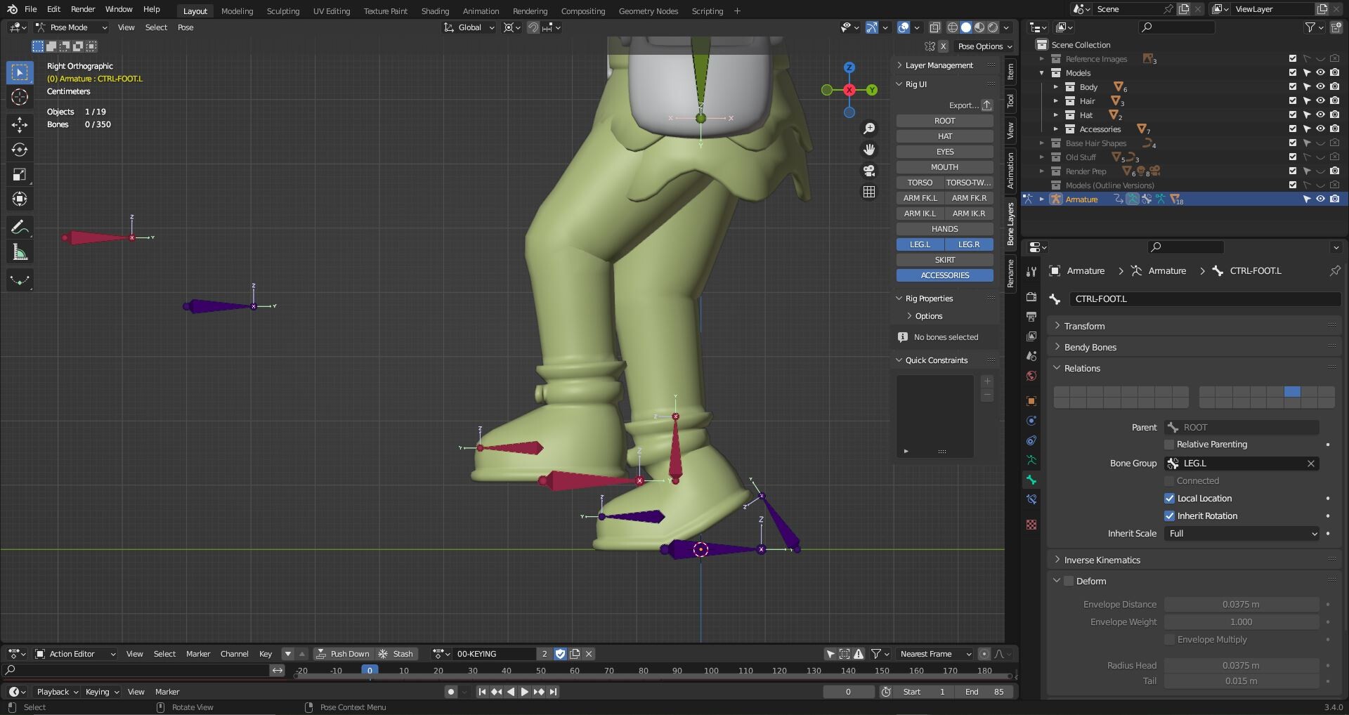 Scott Brookes - Witch/Alchemist Character Model with Rig and Animation