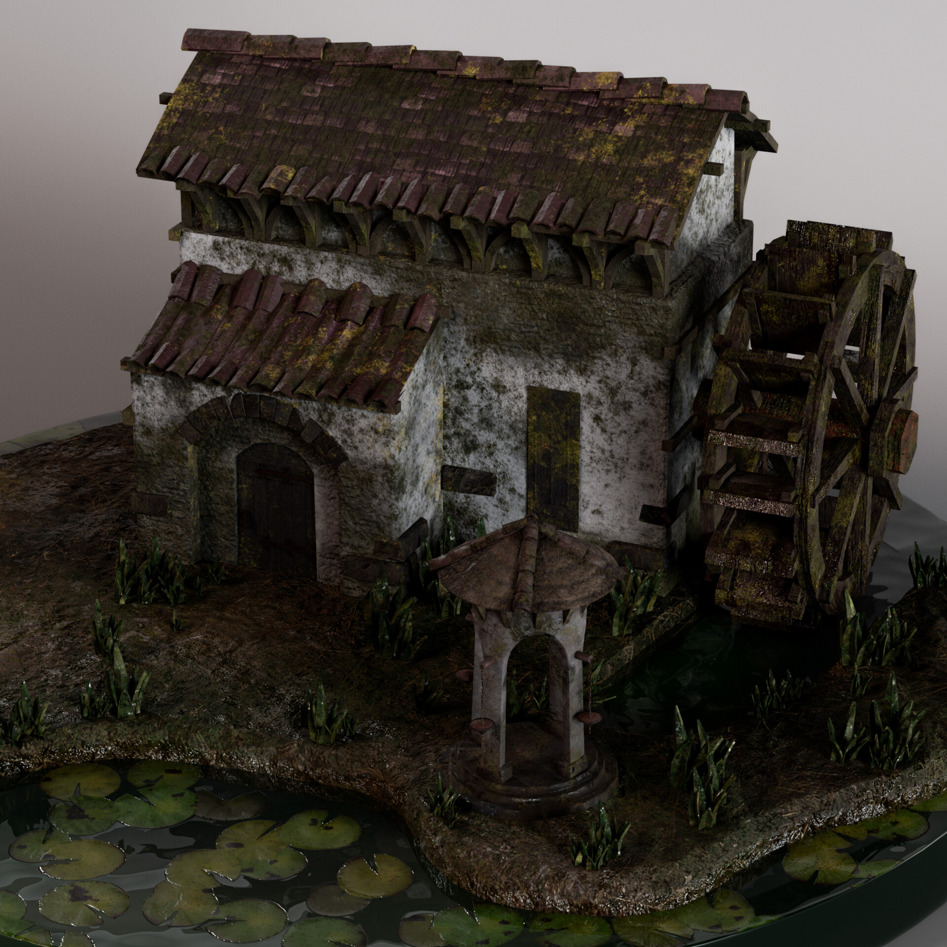 ArtStation - Mill Diorama