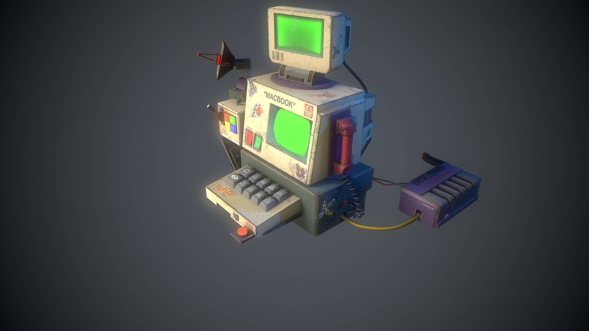 ArtStation - Stylized Computer