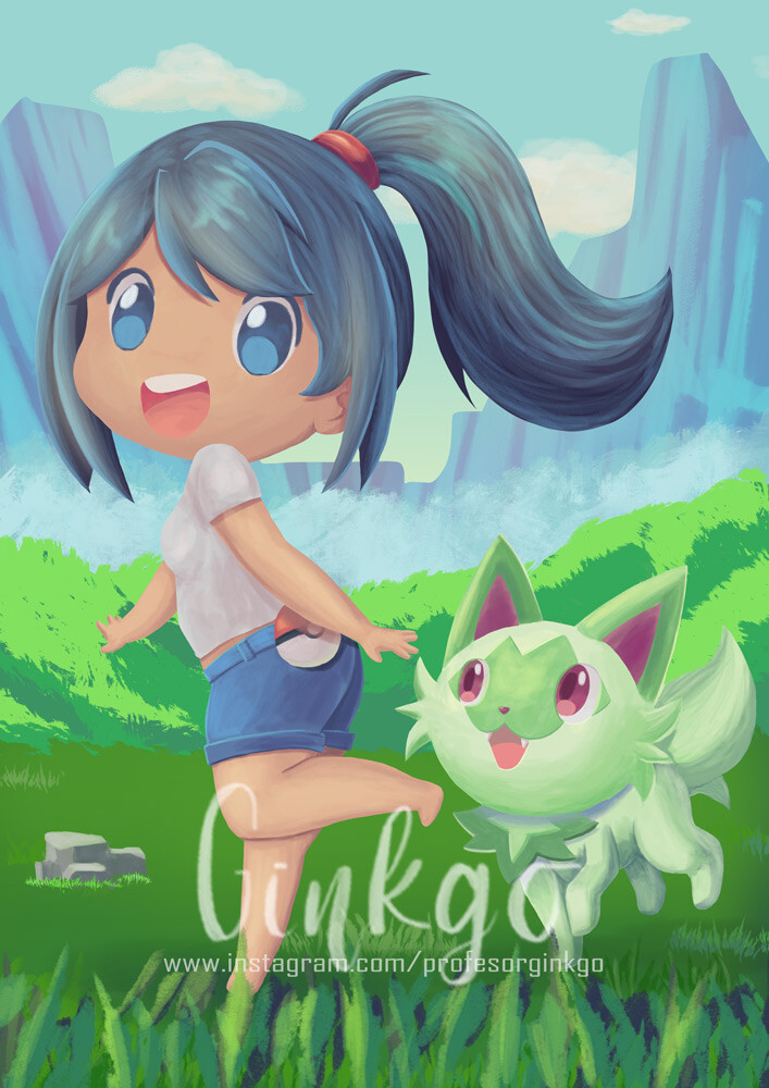 ArtStation - Sprigatito and Yume