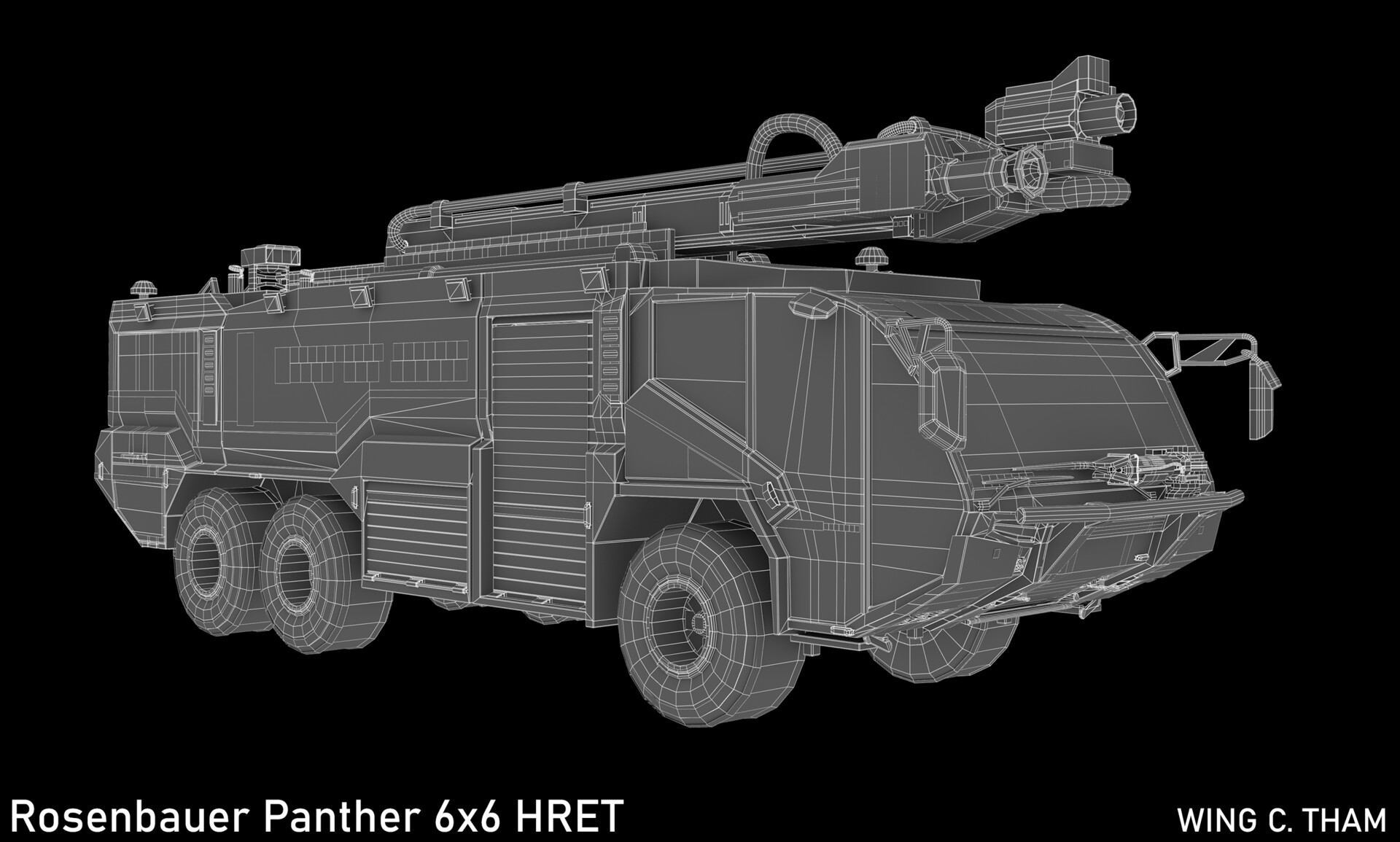 Wing Tham - Interactive Fire Engine Project: Rosenbauer Panther 6x6 HRET