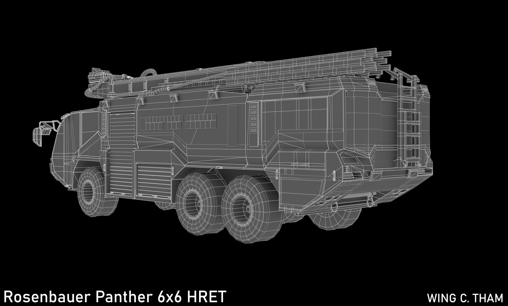 Wing Tham - Interactive Fire Engine Project: Rosenbauer Panther 6x6 HRET