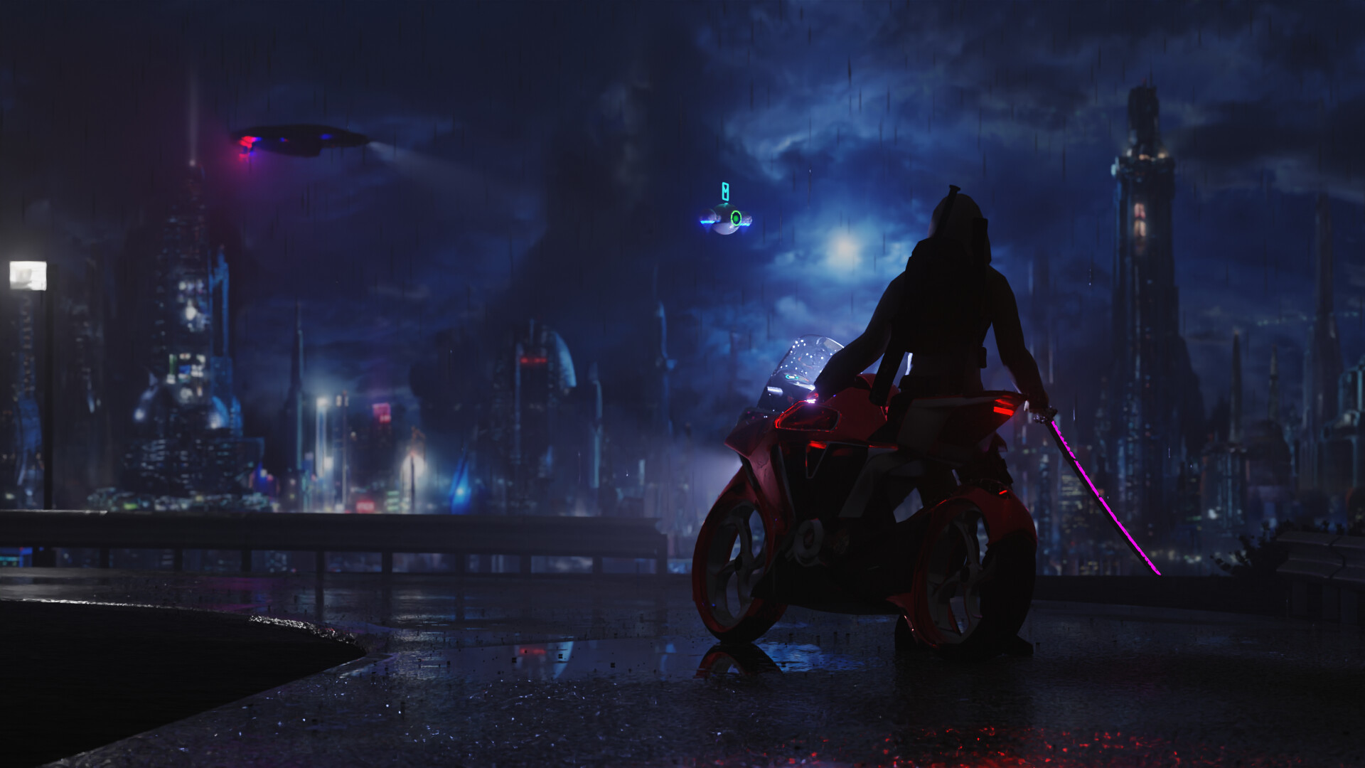 ArtStation - Cyberpunk but Motorcycle