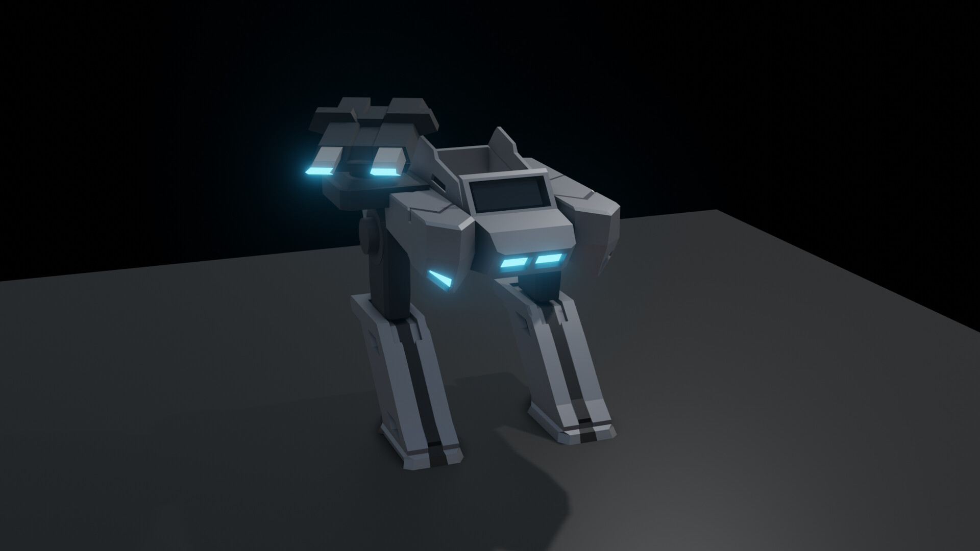 ArtStation - LowPoly Mech