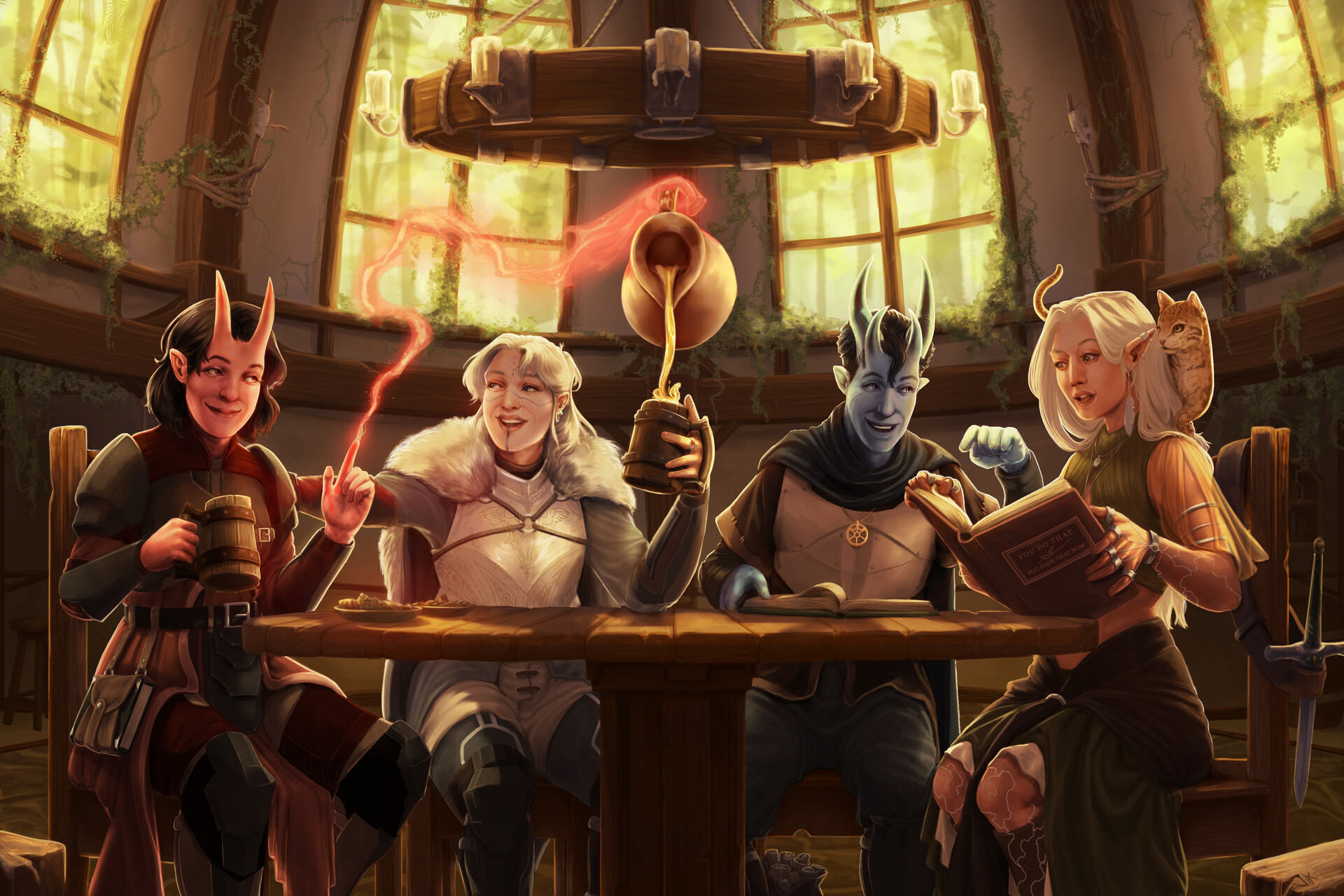 ArtStation - A Moment of Downtime - Commission