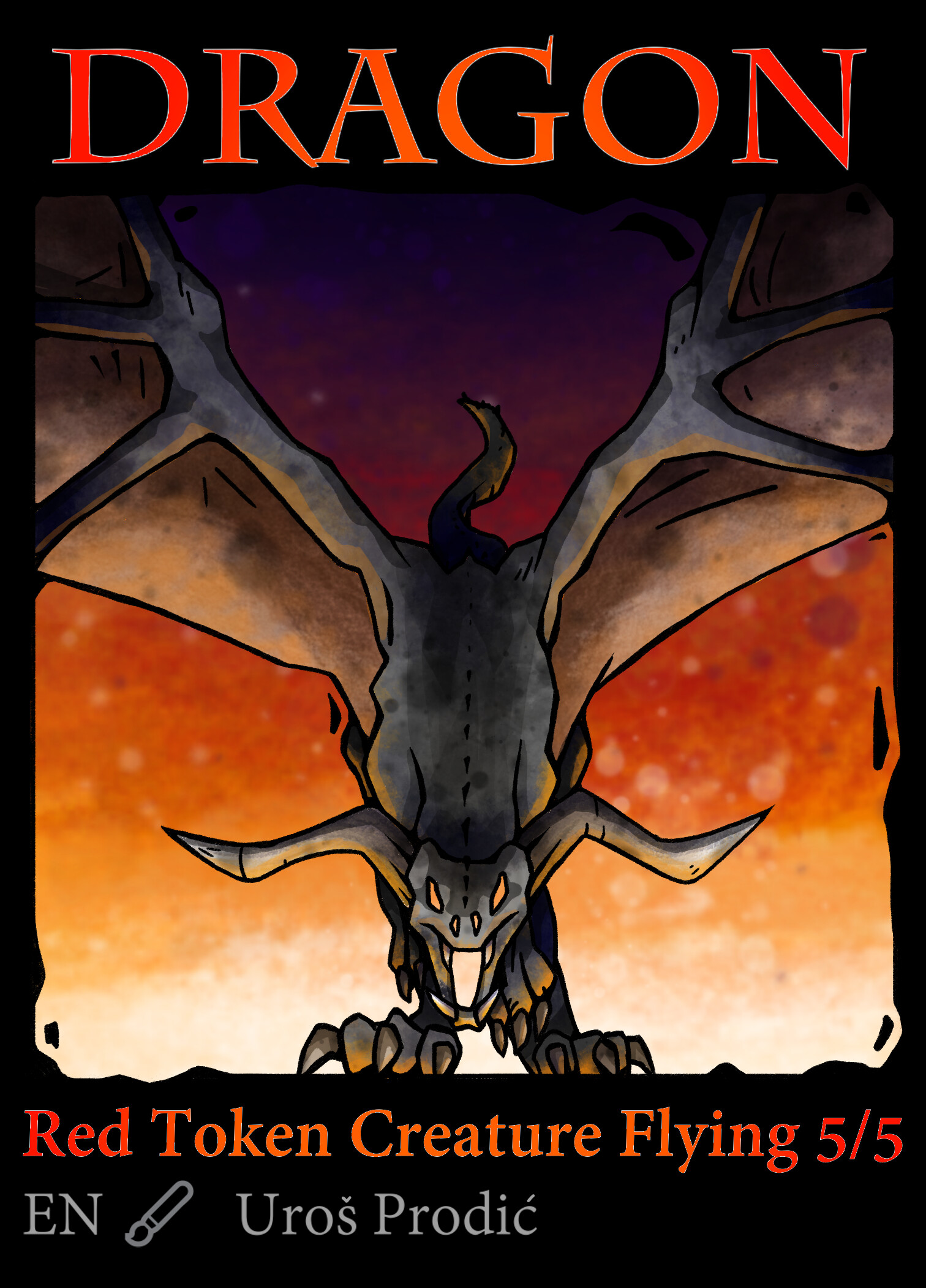 ArtStation - Dragon Creature Token