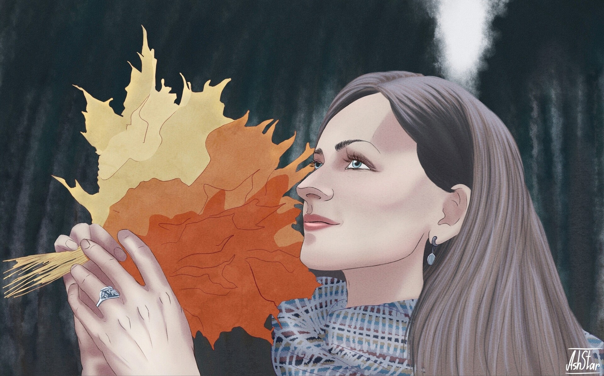 ArtStation - Autumn Portrait