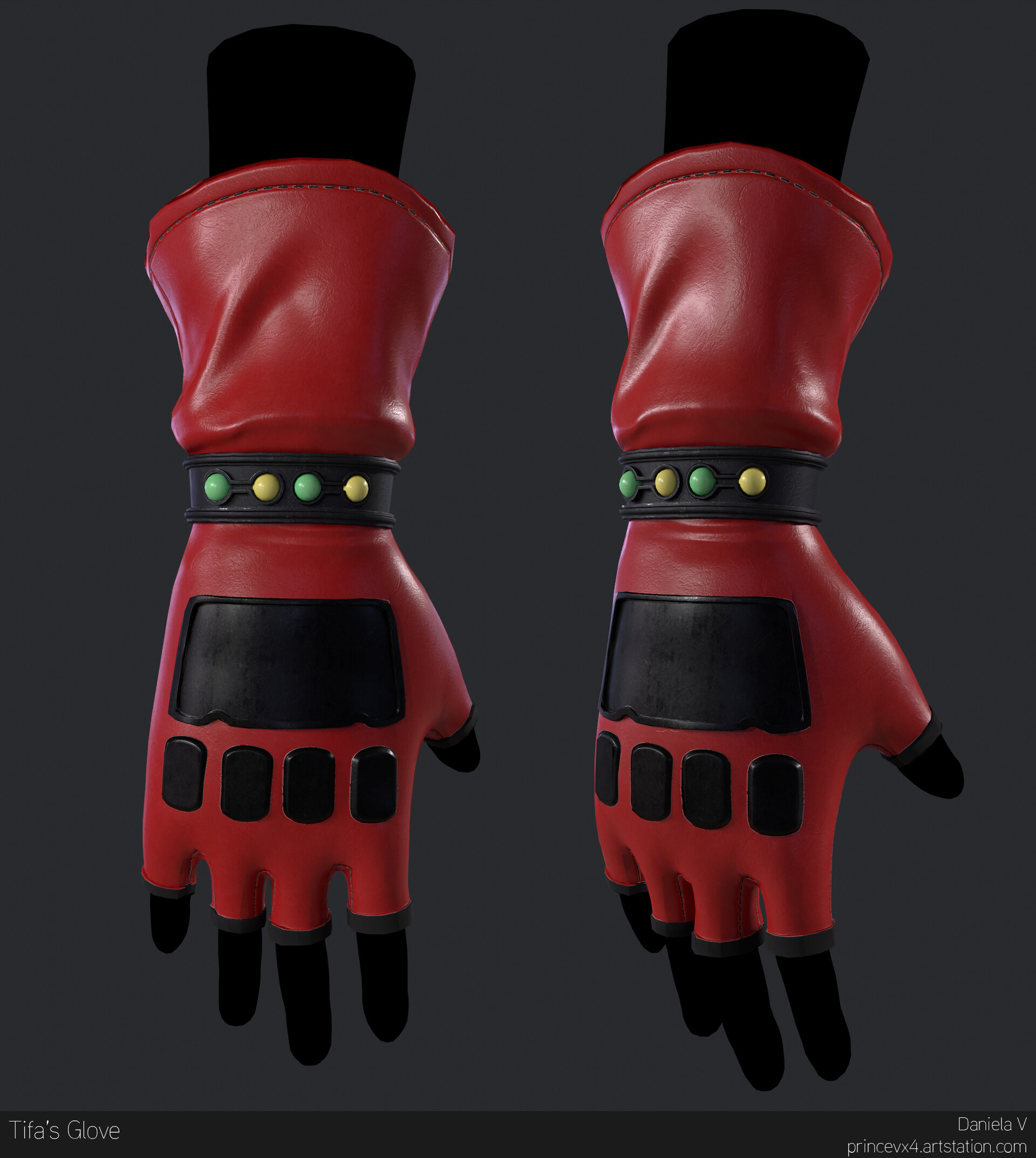 ArtStation - Tifa's Gloves