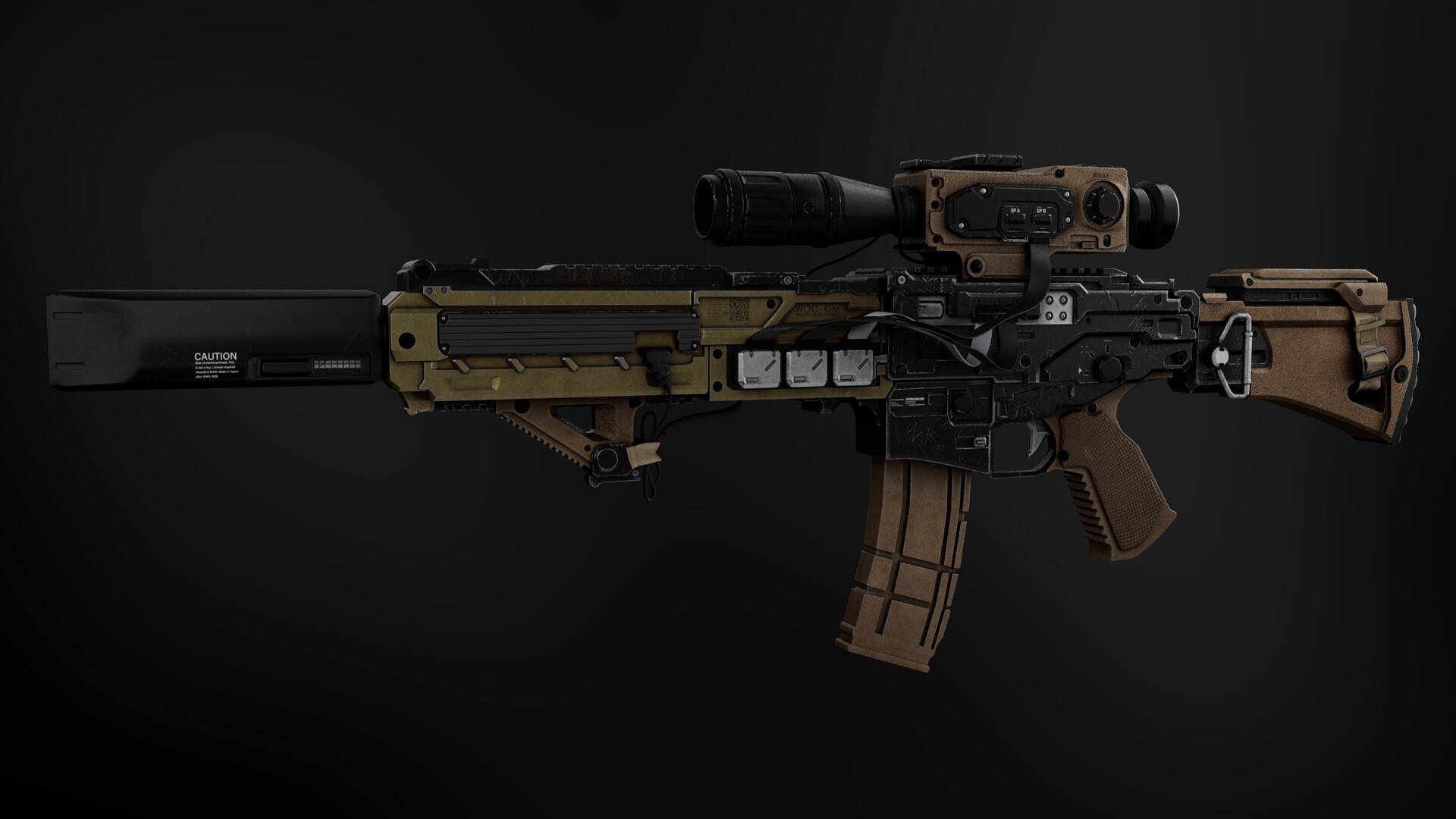 Fallout 3 Assault Rifle Art